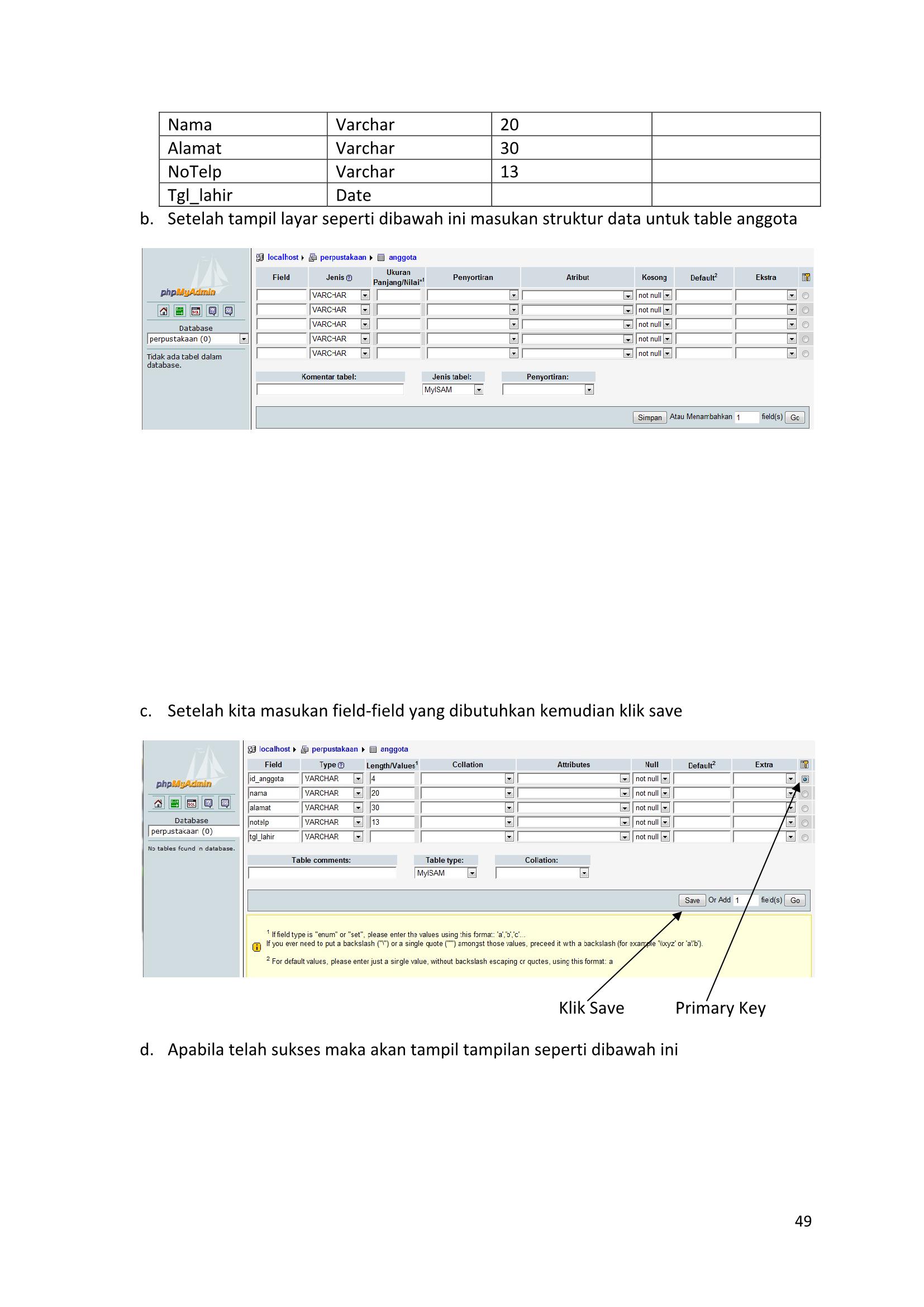 Materi Perancangan Basis Data - anaksisfo - Muka Surat 49 | Membalik PDF Dalam talian | PubHTML5