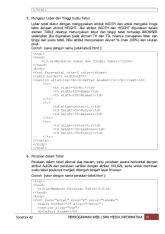 Modul Pemrograman Web: Materi Dasar HTML - anaksisfo - Halaman 31 | PDF ...