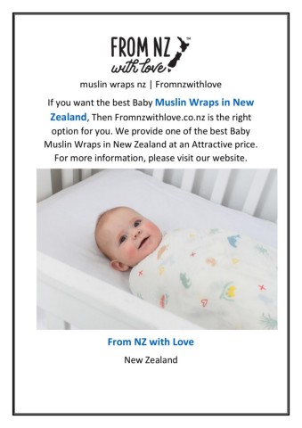 muslin wraps nz | Fromnzwithlove