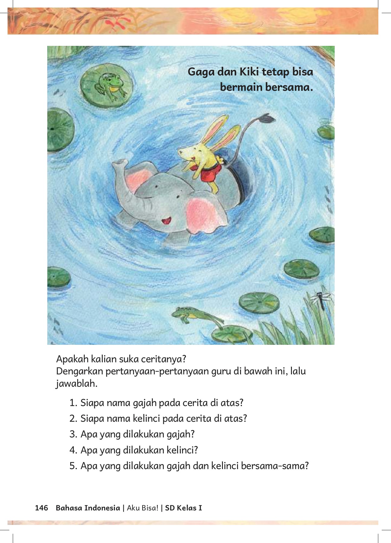 Buku Bahasa Indonesia Kelas 1 Kurikulum Merdeka - subulas salam ...