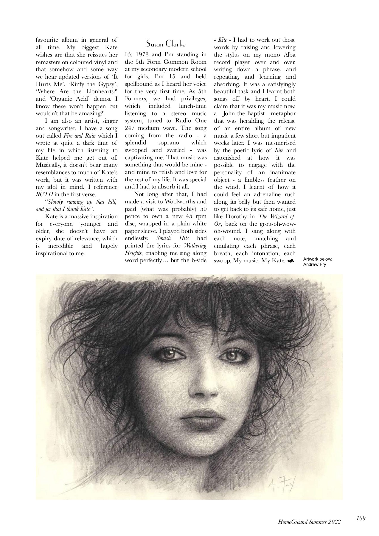 HomeGround - The Kate Bush Magazine - Issue 80 - seantwomey - Page 109 ...