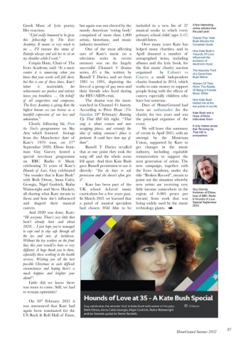 HomeGround - The Kate Bush Magazine - Issue 80 - seantwomey - Page 87 ...