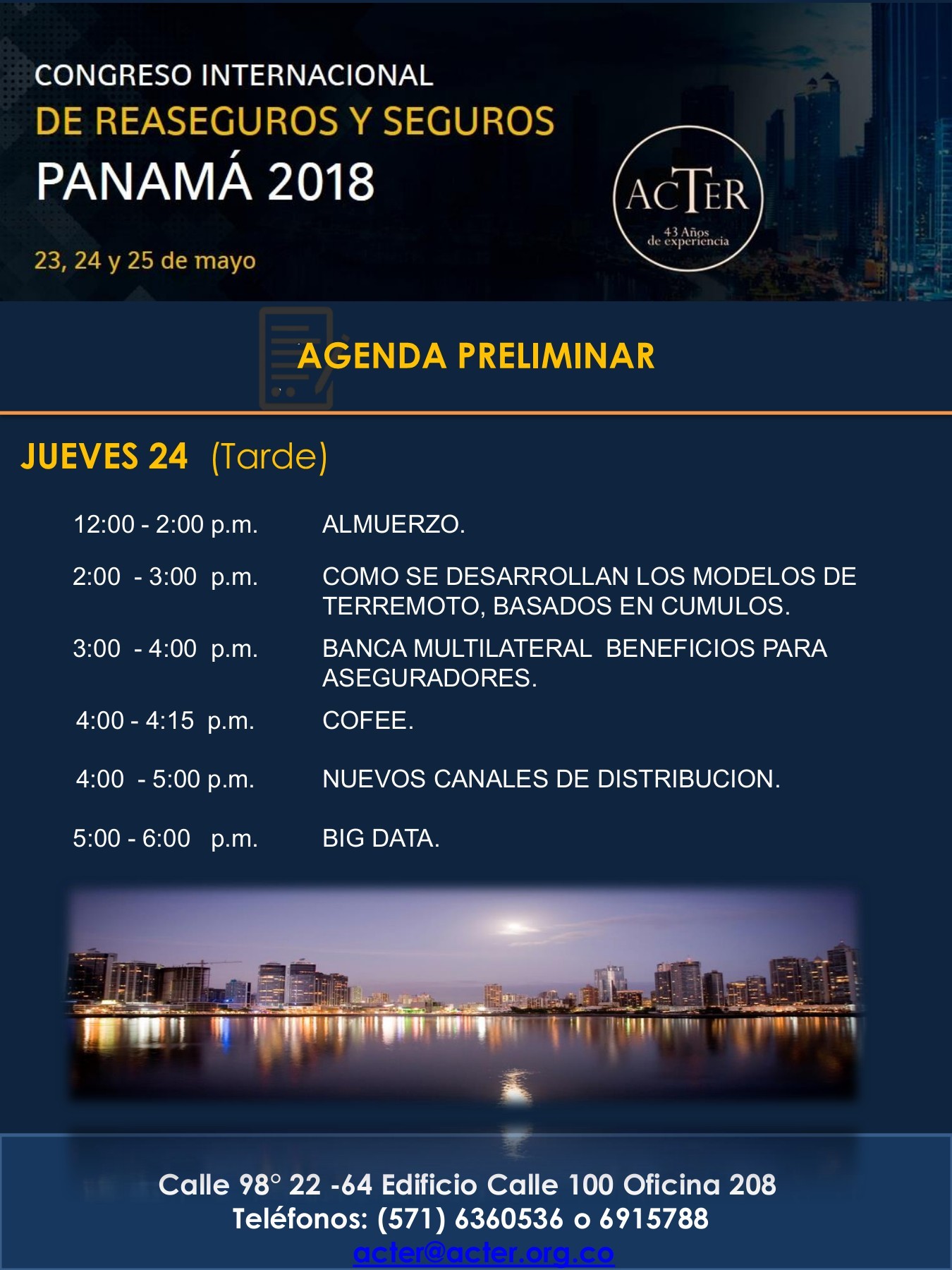 CONGRESO INTERNACIONAL DE SEGUROS Y REASEGUROS - PANAMA 2018 - ingfelipee - Página 4 | Flip PDF ...
