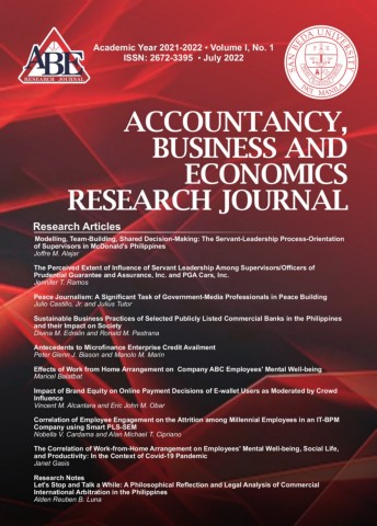 ABE Research Journal 2022