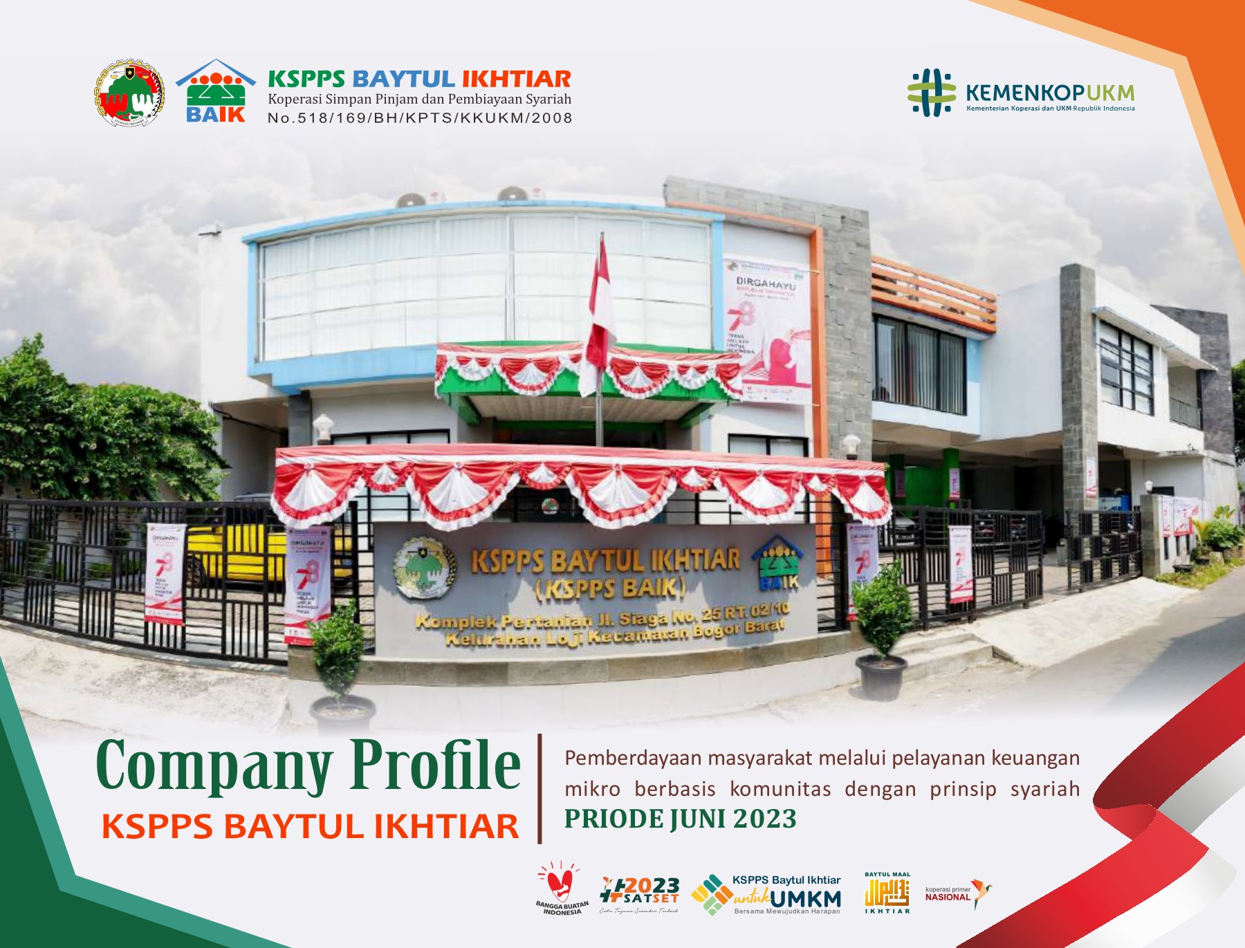 Company Profile KSPPS BAIK Periode Juni 2023 - KSPPS BAYTUL IKHTIAR - Page 1 - 25 | Flip PDF ...