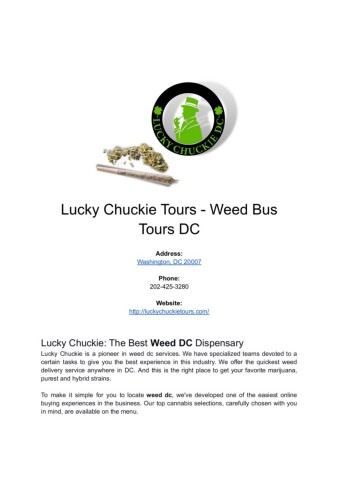 The Best Weed DC Dispensary
