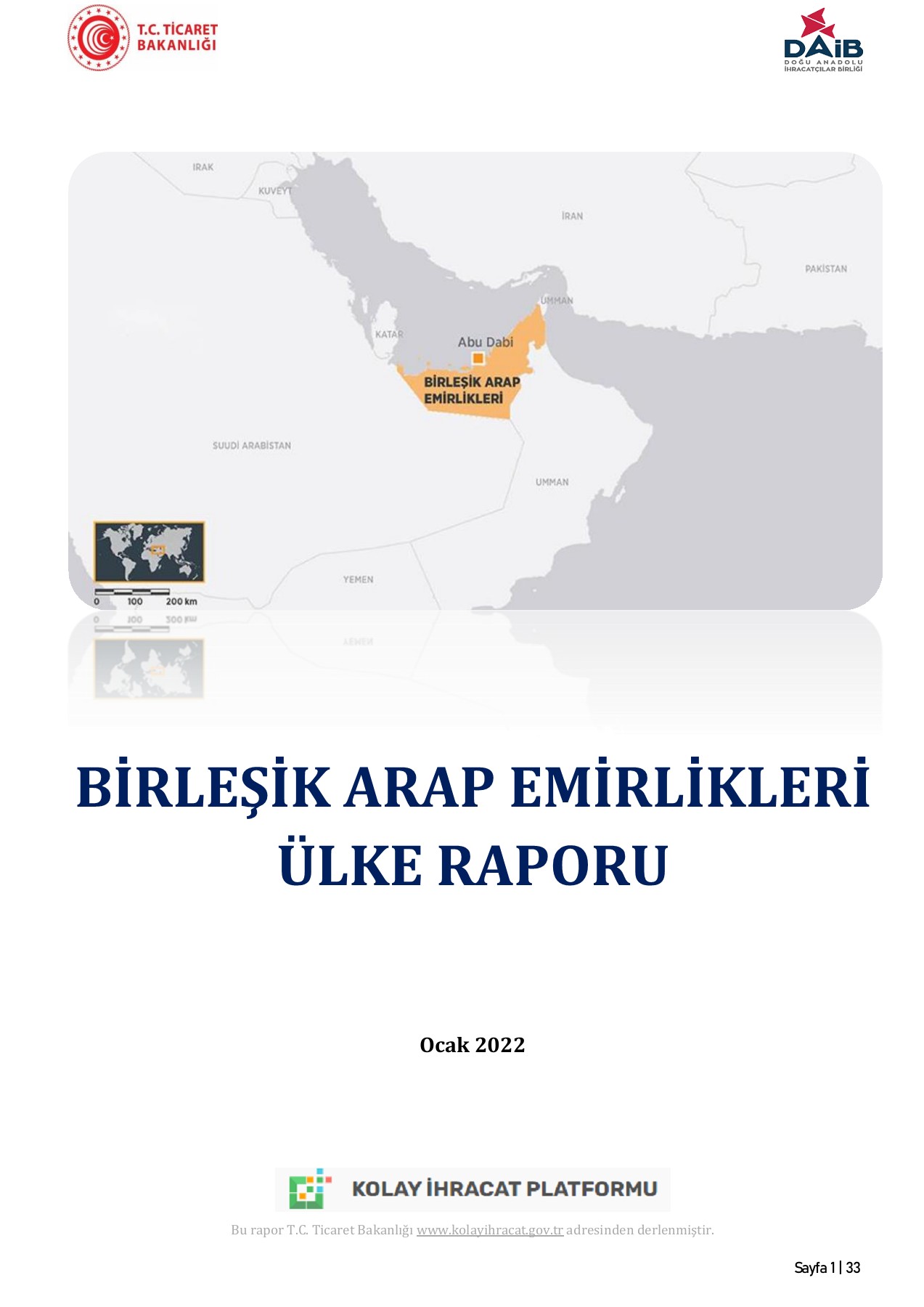 DAİB Ülke Raporu BAE - info - Page 1 - 33 | Flip PDF Online | PubHTML5