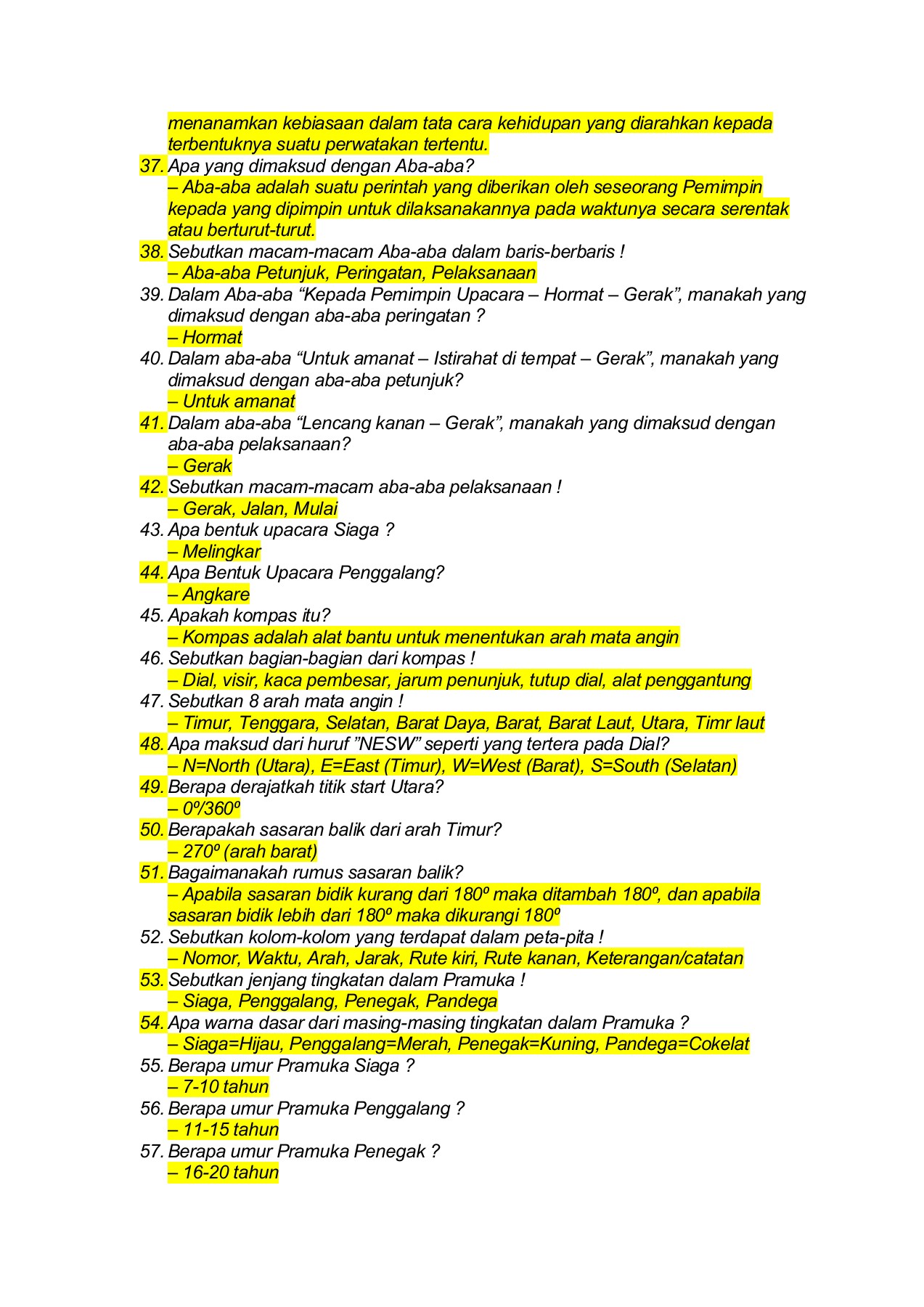 LATIHAN SOAL PAKET 1 LCT PRAMUKA PENGGALANG - Imam Malik Al Asbaki - Halaman 7 | PDF Online ...