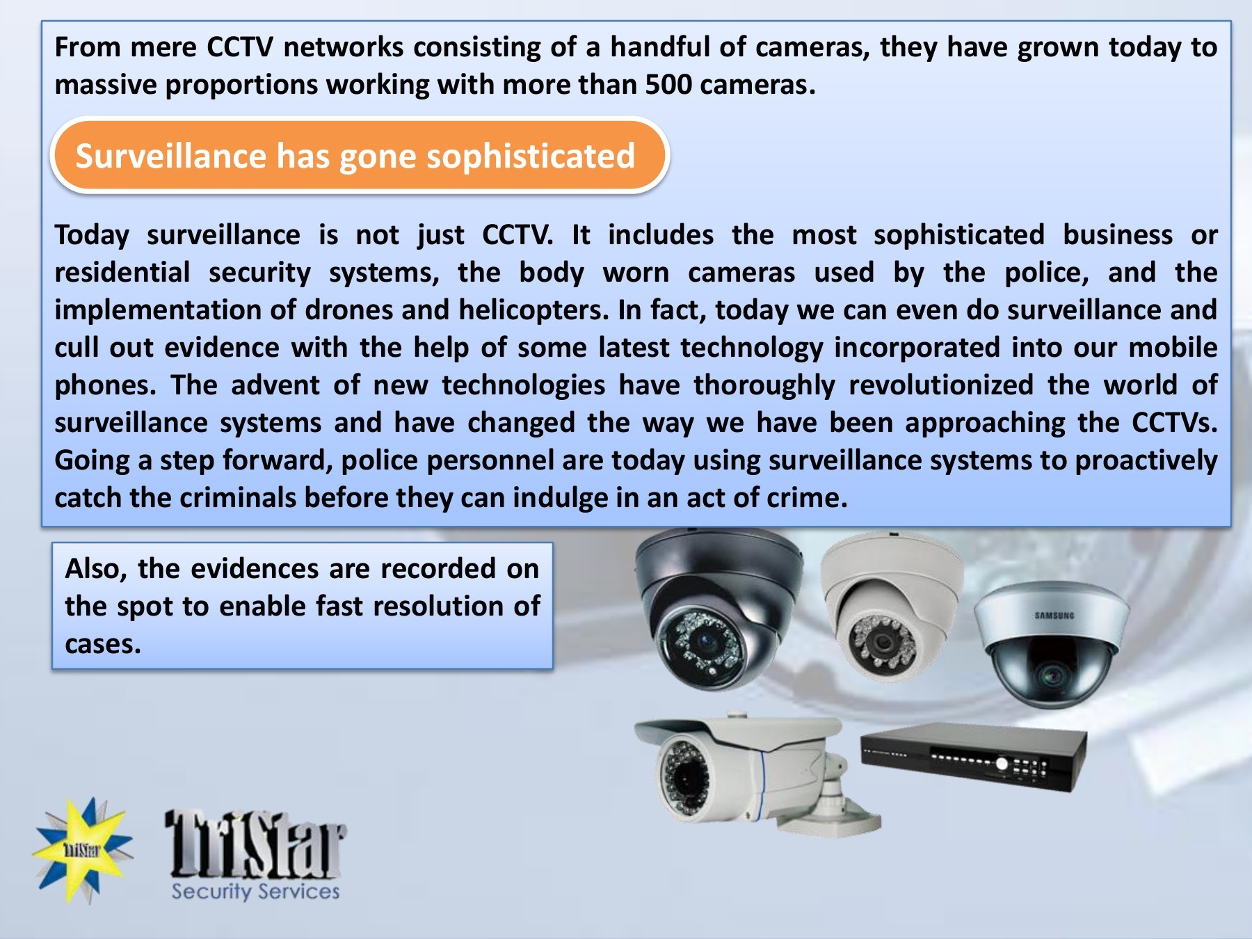 New Technologies Are Changing The Scope Of CCTVs - TriStar Commercial ...