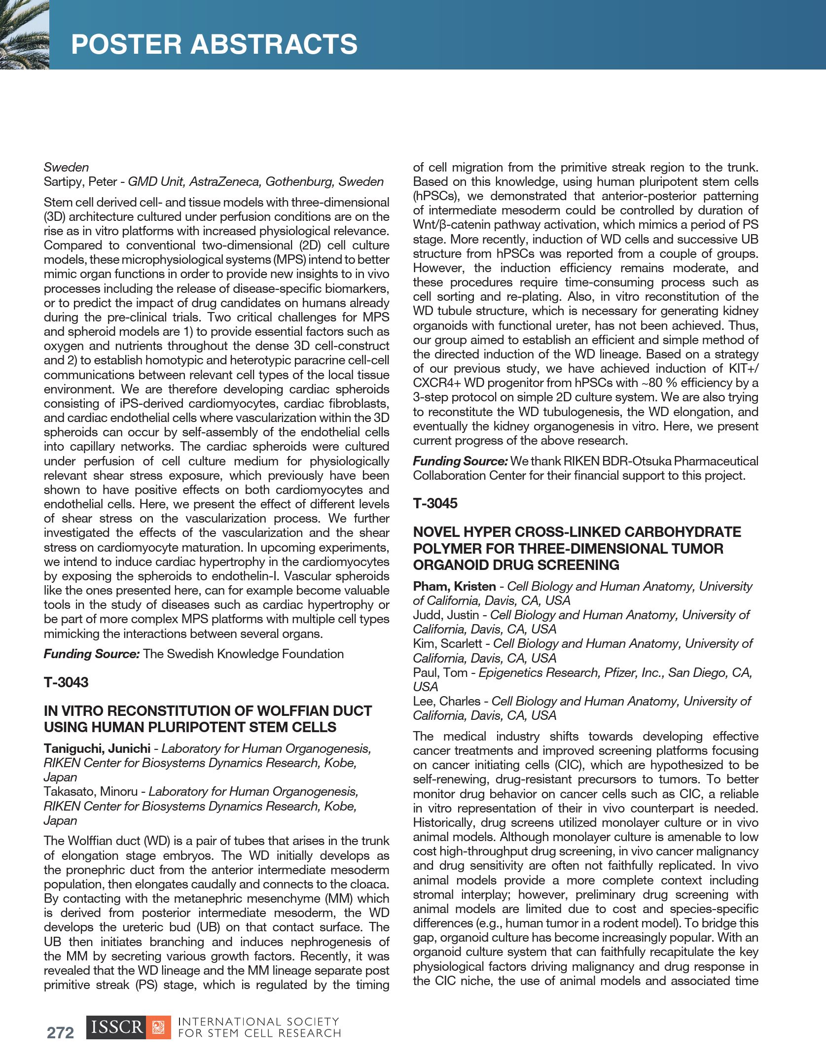 ISSCR 2019 Poster Abstracts - digital - Page 273 | Flip PDF Online ...
