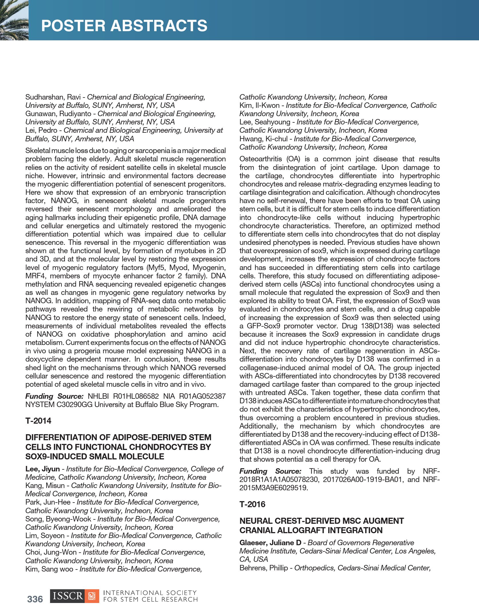 ISSCR 2019 Poster Abstracts - digital - Page 337 | Flip PDF Online | PubHTML5