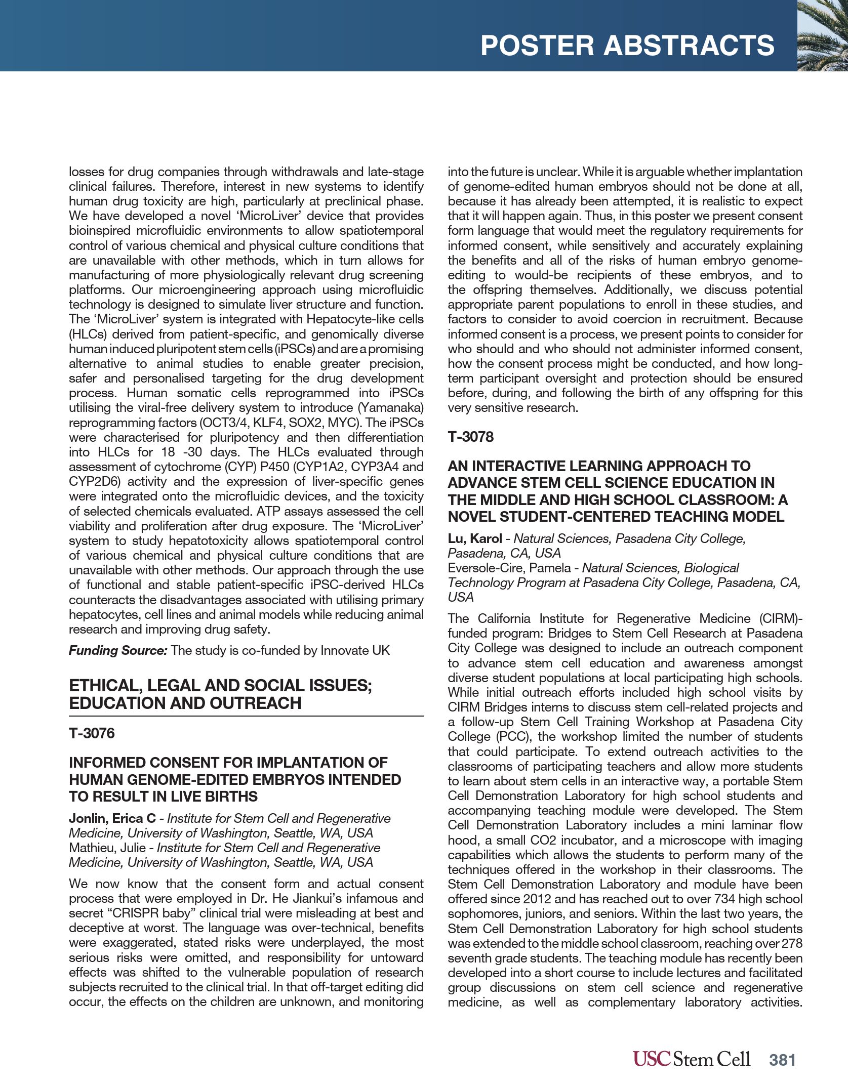 ISSCR 2019 Poster Abstracts - digital - Page 382 | Flip PDF Online ...