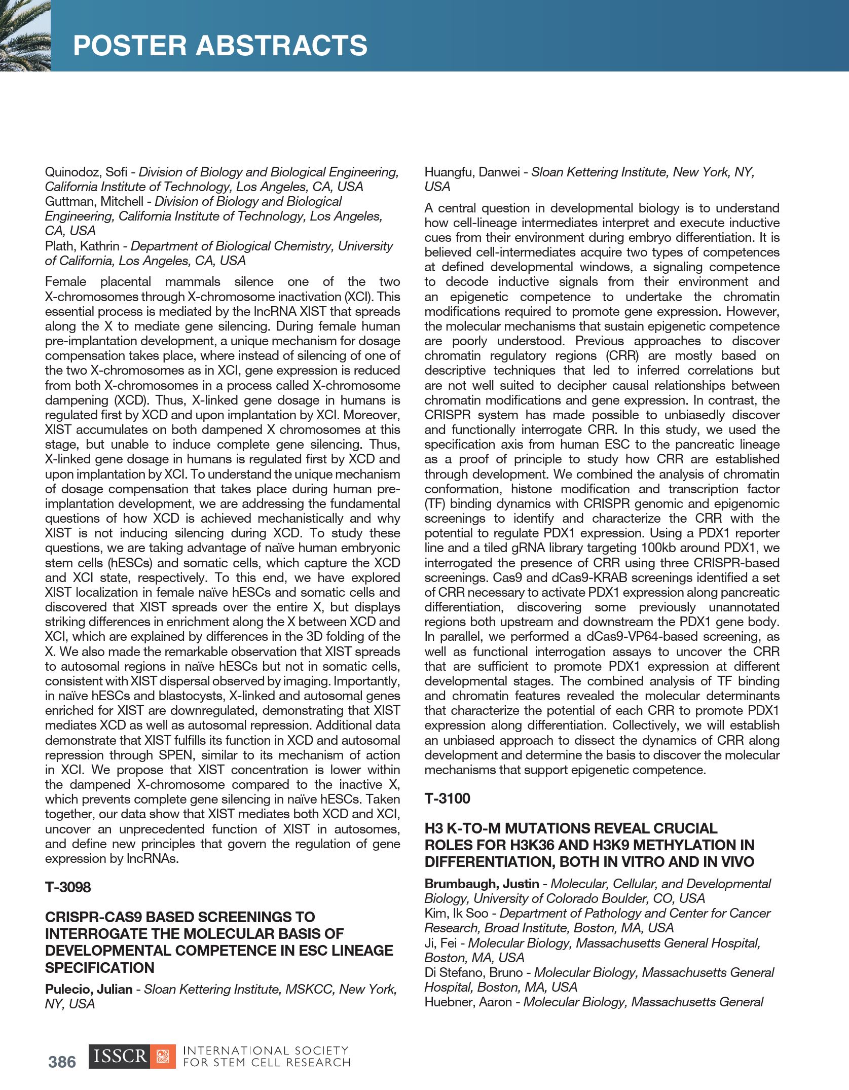 ISSCR 2019 Poster Abstracts - digital - Page 387 | Flip PDF Online ...
