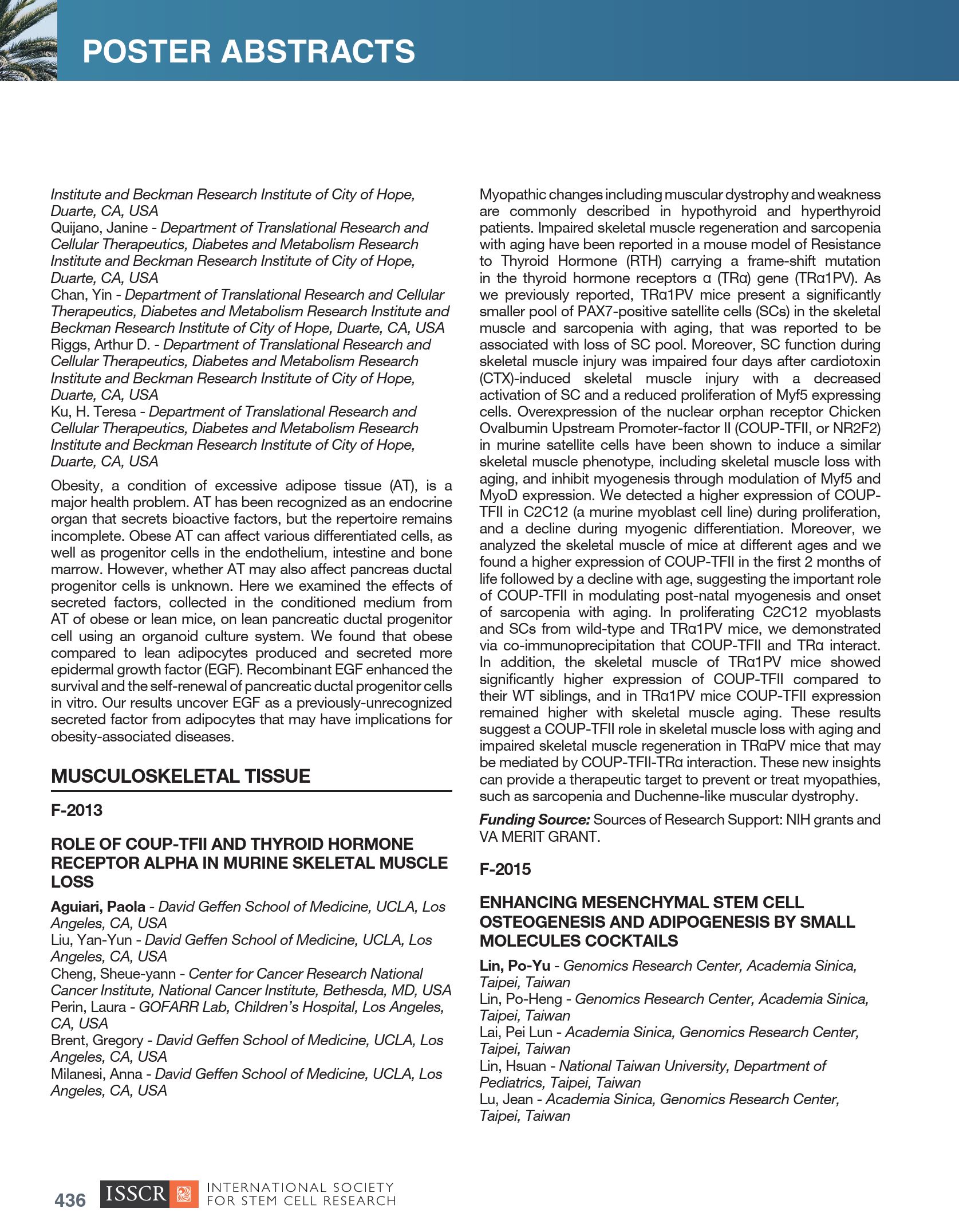 ISSCR 2019 Poster Abstracts - digital - Page 437 | Flip PDF Online ...