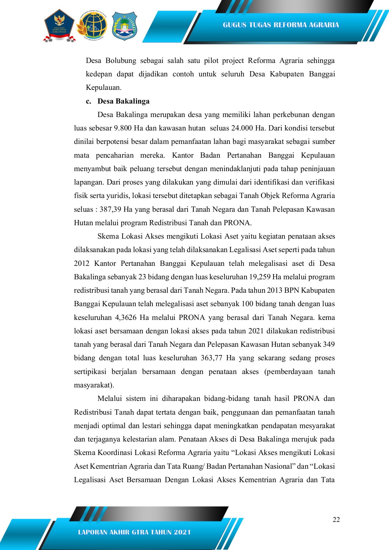 LAPORAN AKHIR GTRA KANTAH BANGKEP - harson Sudin - Muka Surat 30 ...