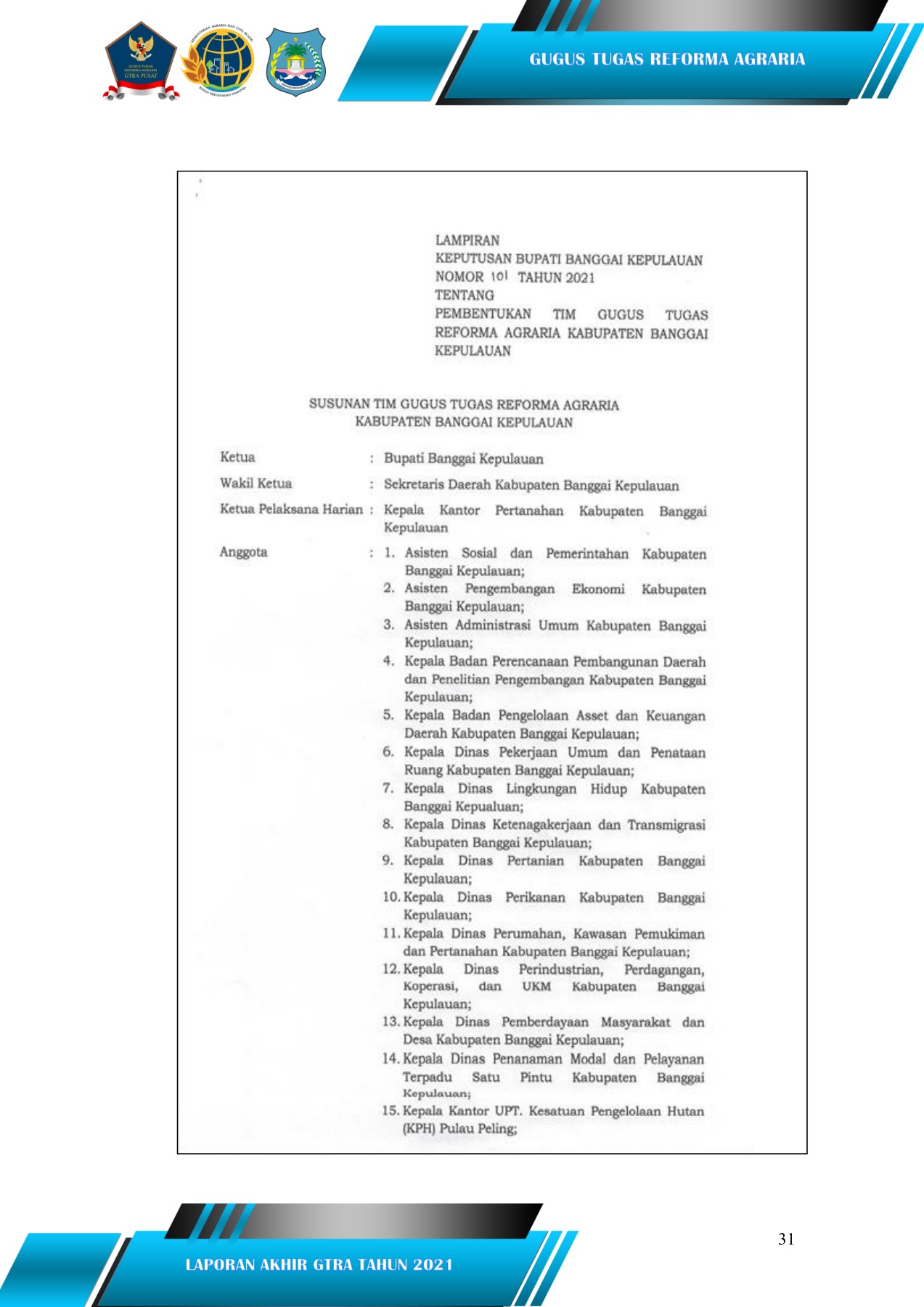 LAPORAN AKHIR GTRA KANTAH BANGKEP - harson Sudin - Muka Surat 39 ...