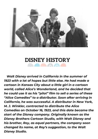 Disney History