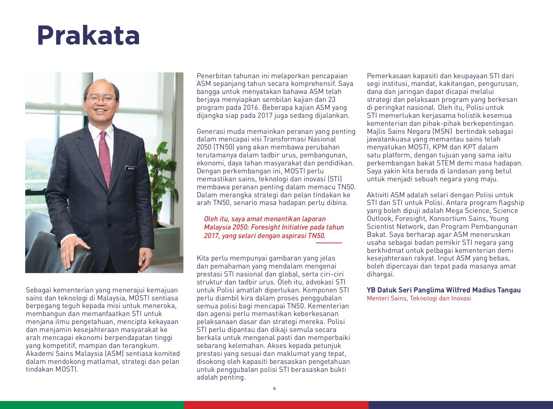 ASM Annual Report 2016 - saiful - Page 7 | Flip PDF Online | PubHTML5