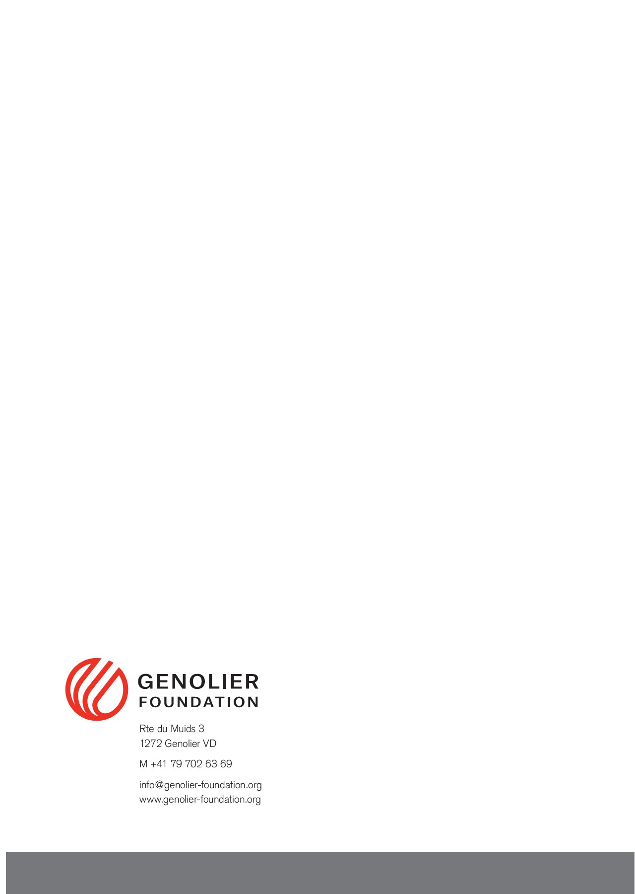 Genolier Foundation - Rapport annuel 2019 - Swiss Medical Network ...