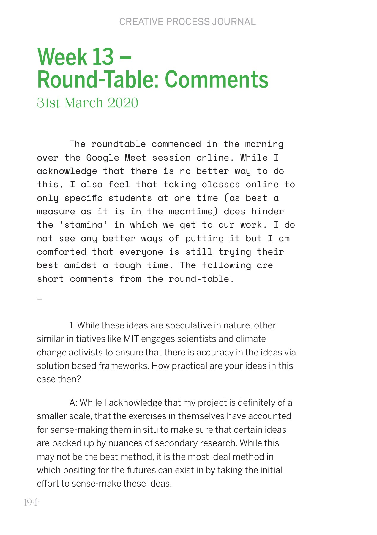 Y3S2 Creative Process Journal - justinnoahc - Page 194 | Flip PDF ...