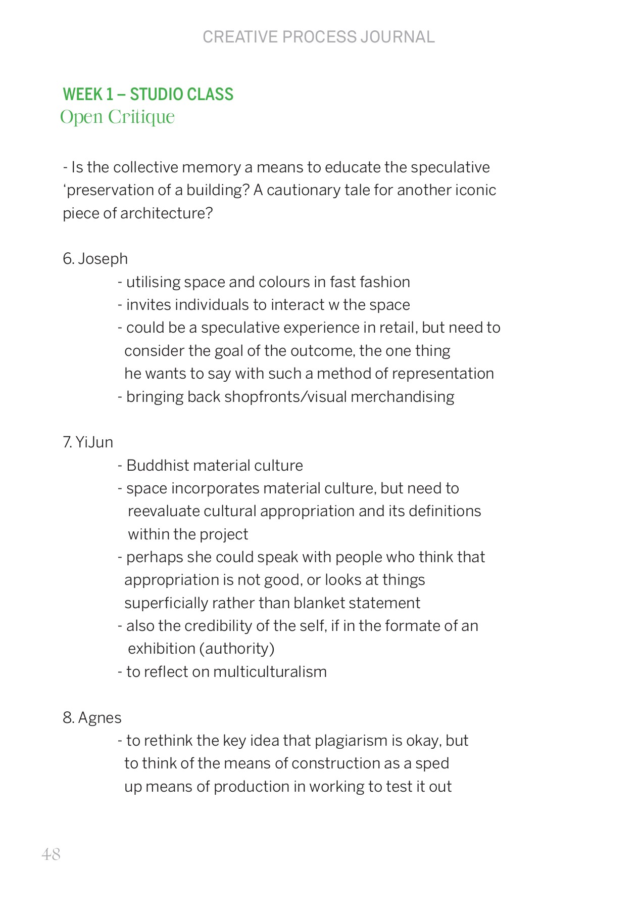 Y3S2 Creative Process Journal - justinnoahc - Page 48 | Flip PDF Online ...