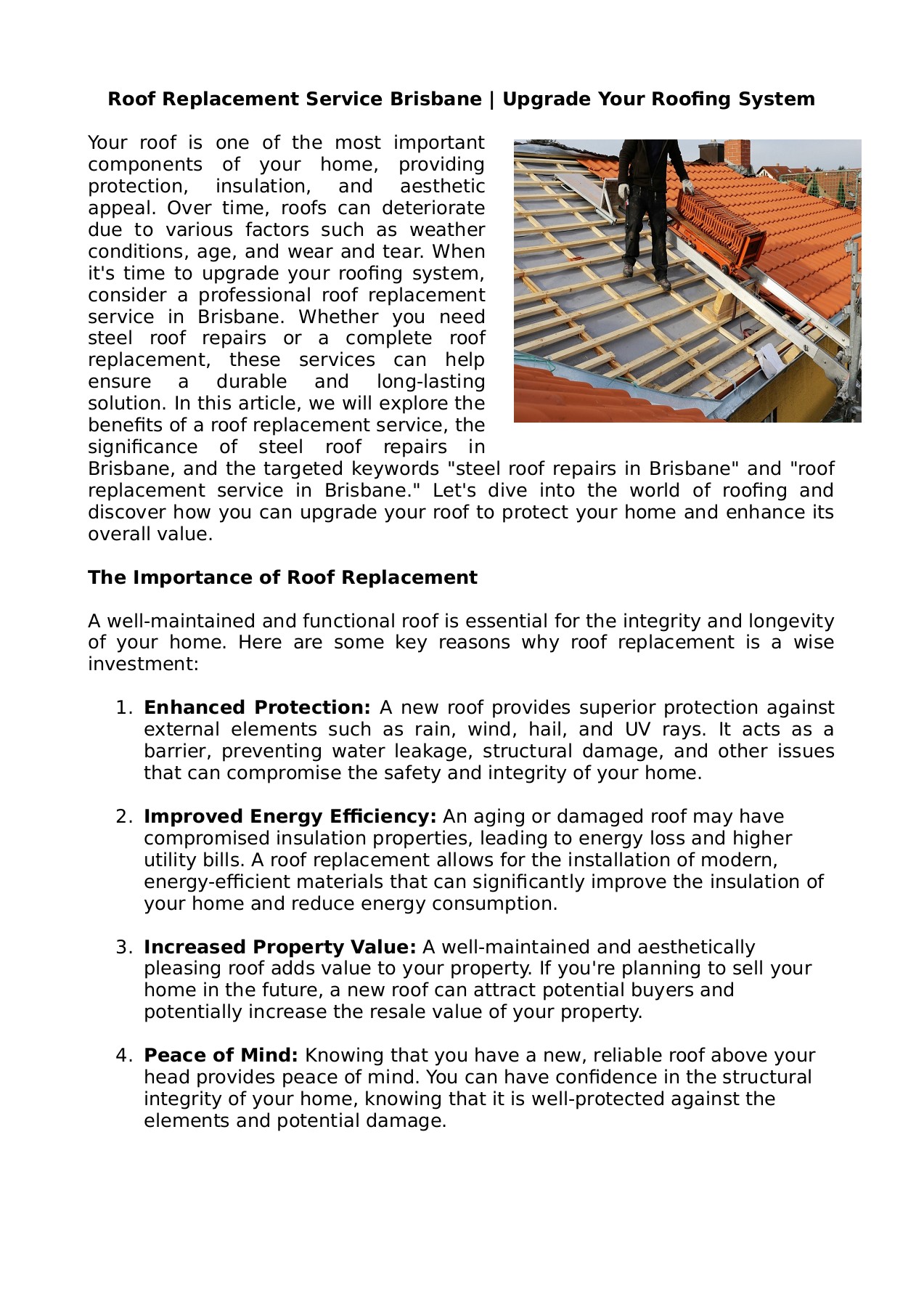 Roof Replacement Service Brisbane | Upgrade Your Roofing System - Zen Roofing - Page 1 - 3 ...
