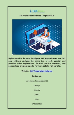 Sat Preparation Software | Highscores.ai