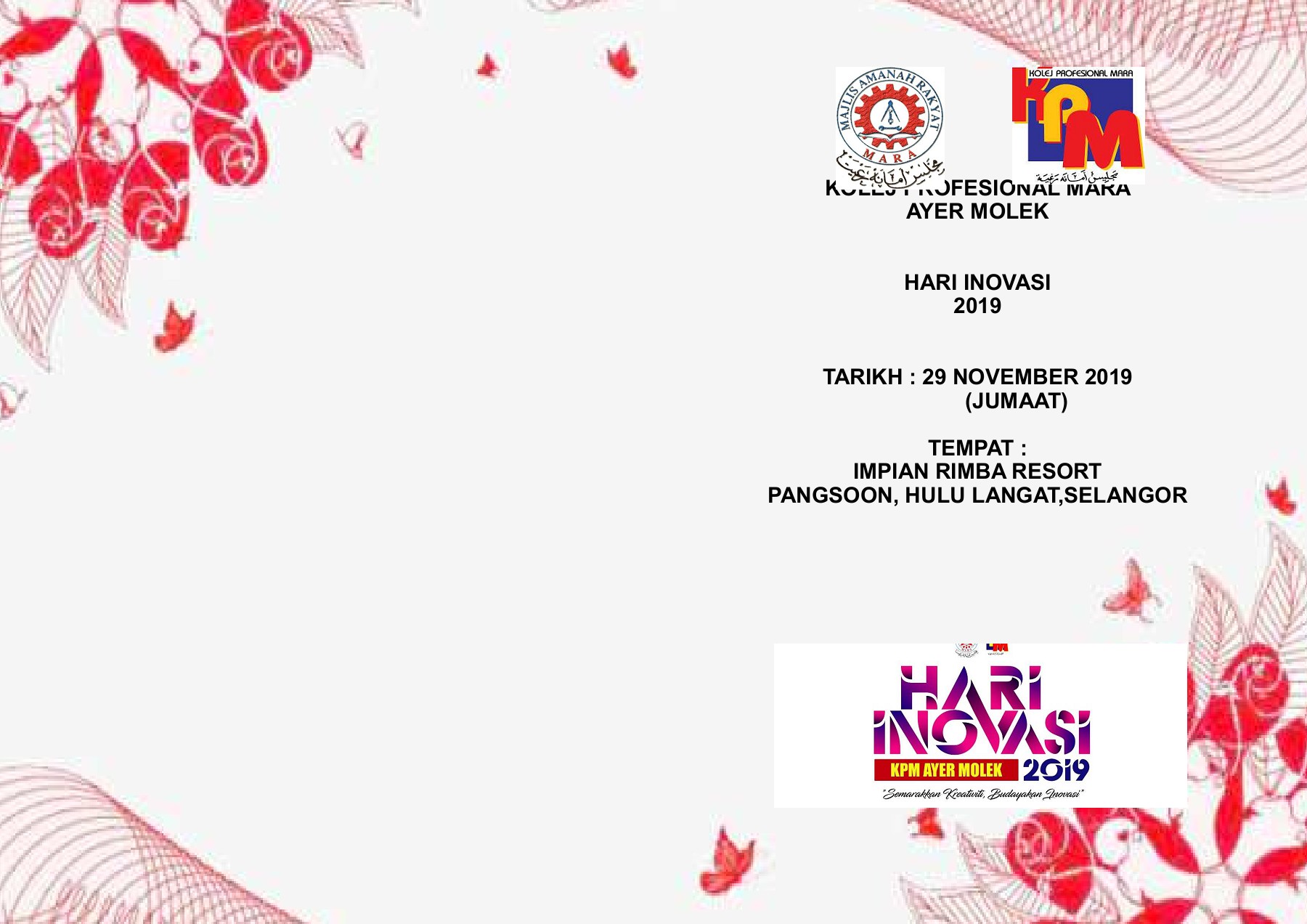 Buku Program 2019 pdf - syahirahmdsarip - Muka Surat 1 - 6 | Membalik PDF Dalam talian | PubHTML5