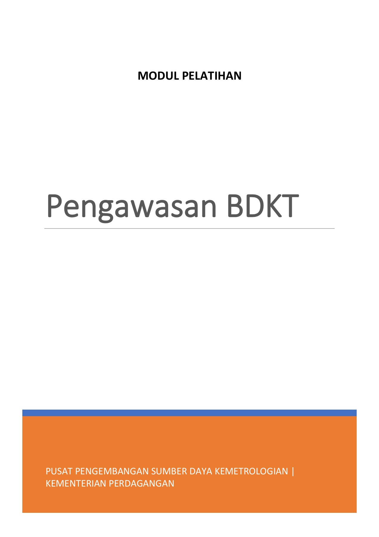Modul_Pengawasan BDKT - Wicaksono Febriantoro - Halaman 1 | PDF Online ...