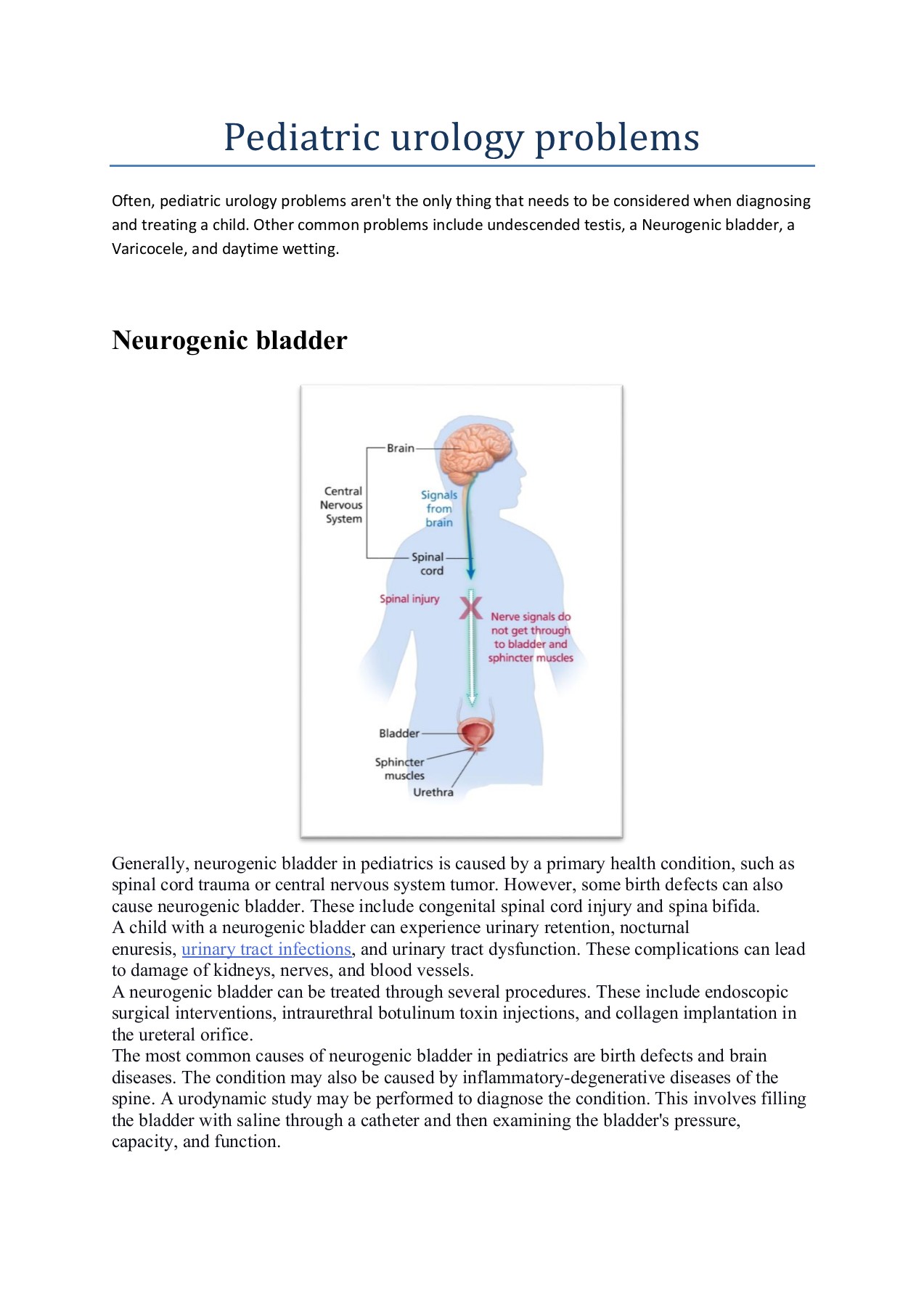 pediatric urology problems - Dr. N Mallikarjuna Reddy - Page 1 - 7 ...