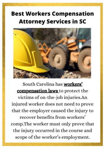 Best Workers Compensation Attorney Services in SC