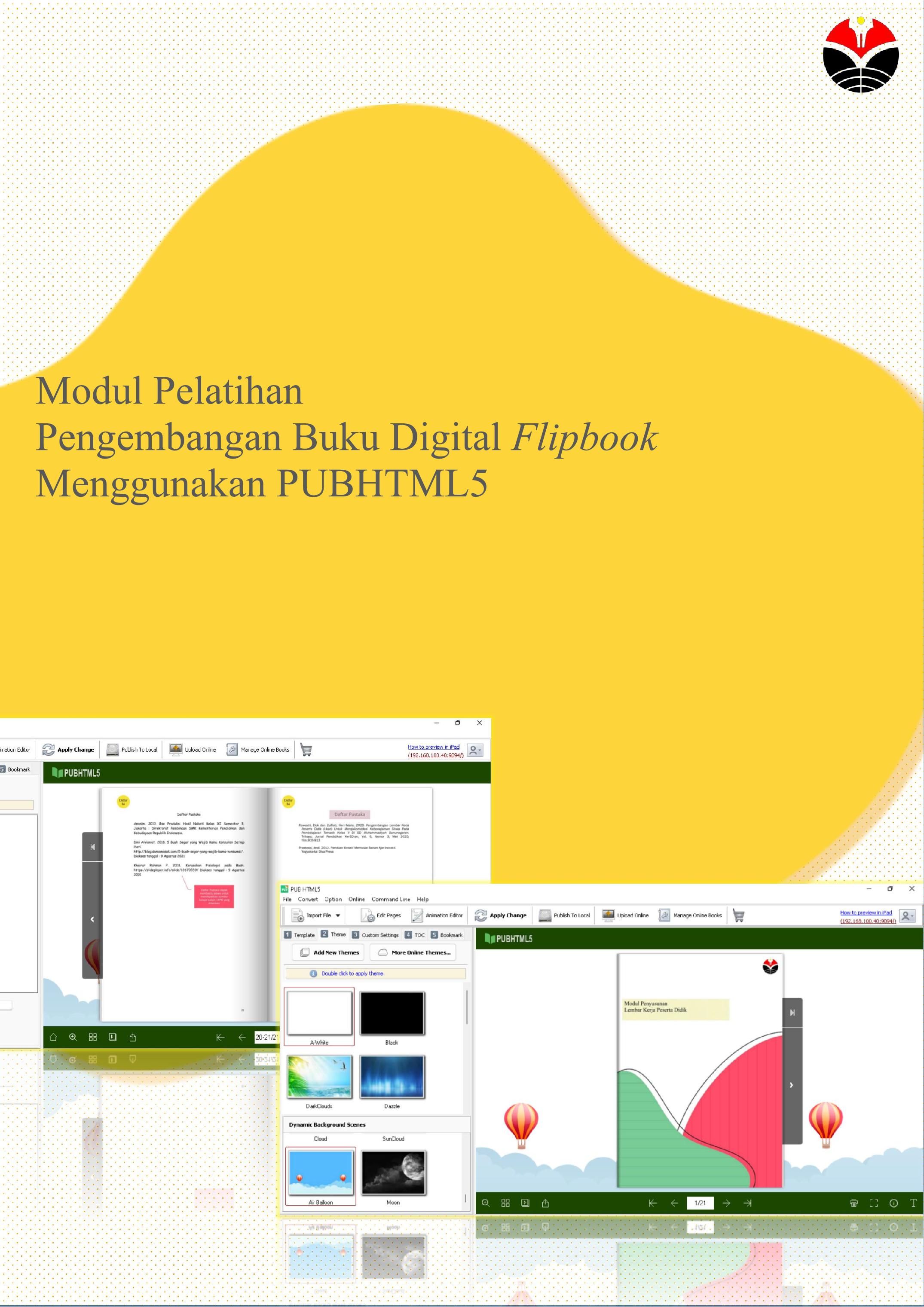 Modul Pelatihan Pengembangan Buku Digital Flipbook Menggunakan PUBHTML5 - Sri Handayani - Page 1 ...