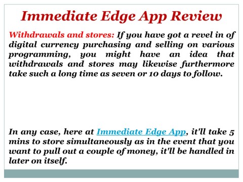 Immediate Edge App Review - Immediate Edge App - Page 1 - 6 | Flip PDF Online | PubHTML5