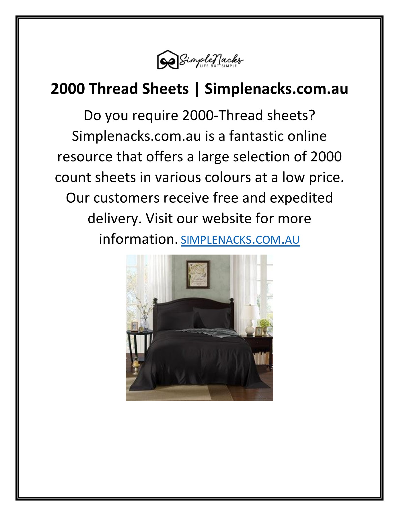 2000 Thread Sheets Simplenacks.com.au - Simple Neckes - Page 1 - 1 ...