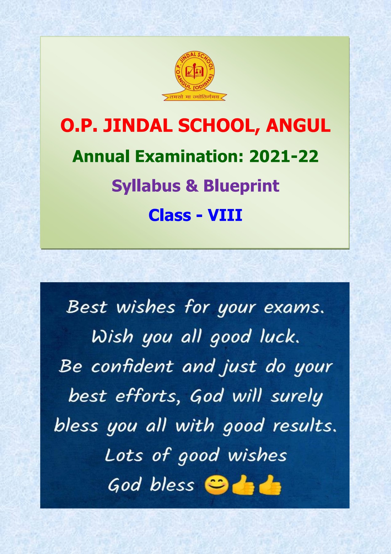 Syllabus & Blueprint- Class 8-converted - iambraja80 - Page 1 - 5 ...