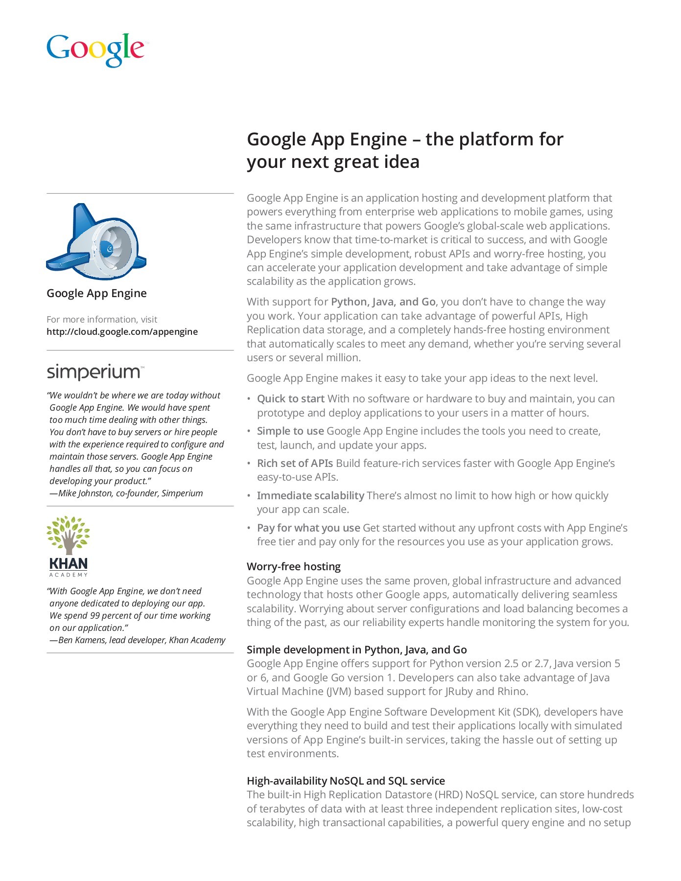 GoogleAppEngine - supavich.841 - Page 1 - 2 | Flip PDF Online | PubHTML5