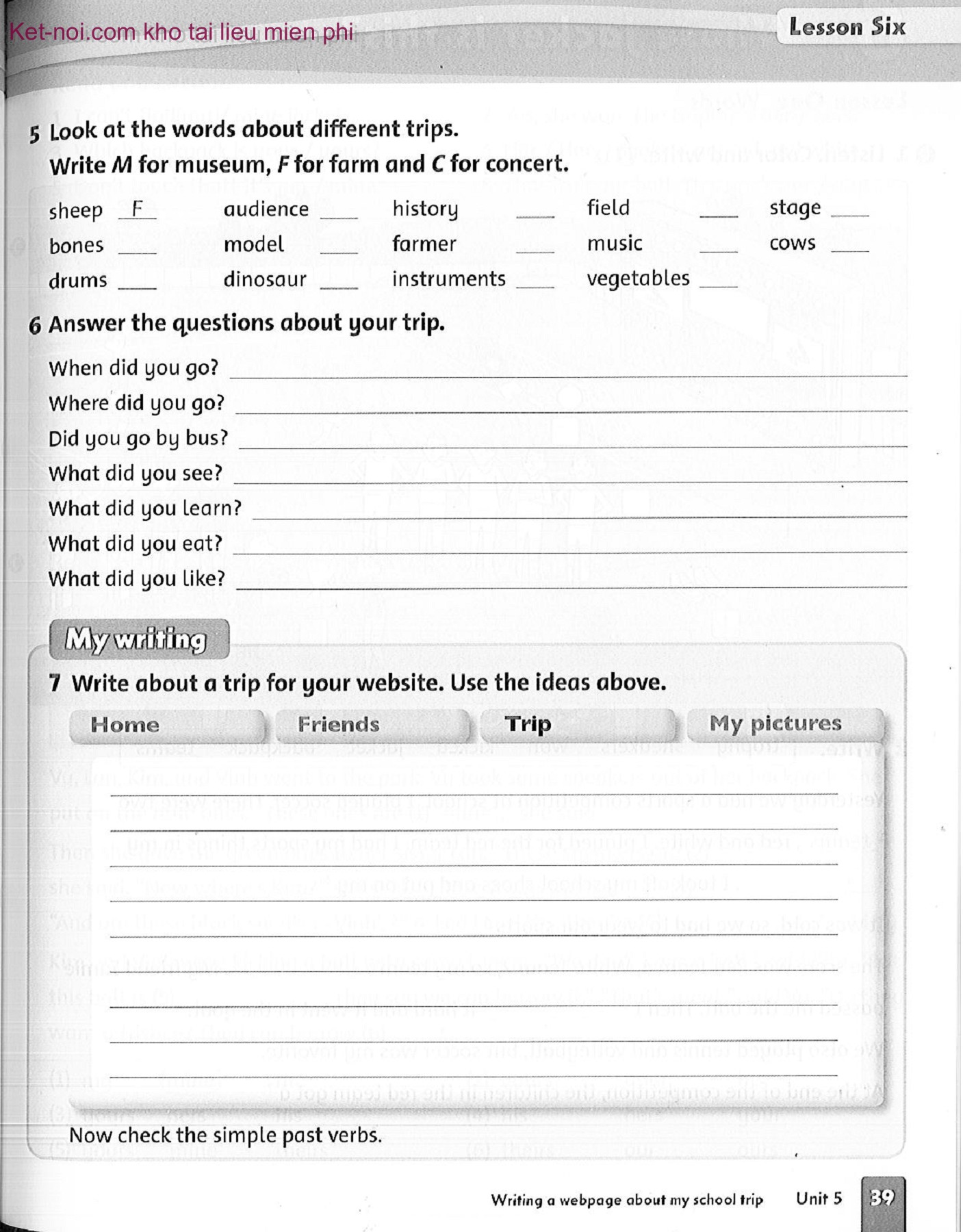 family-and-friends-grade-5-special-edition-workbook - House Sky - Sivu ...