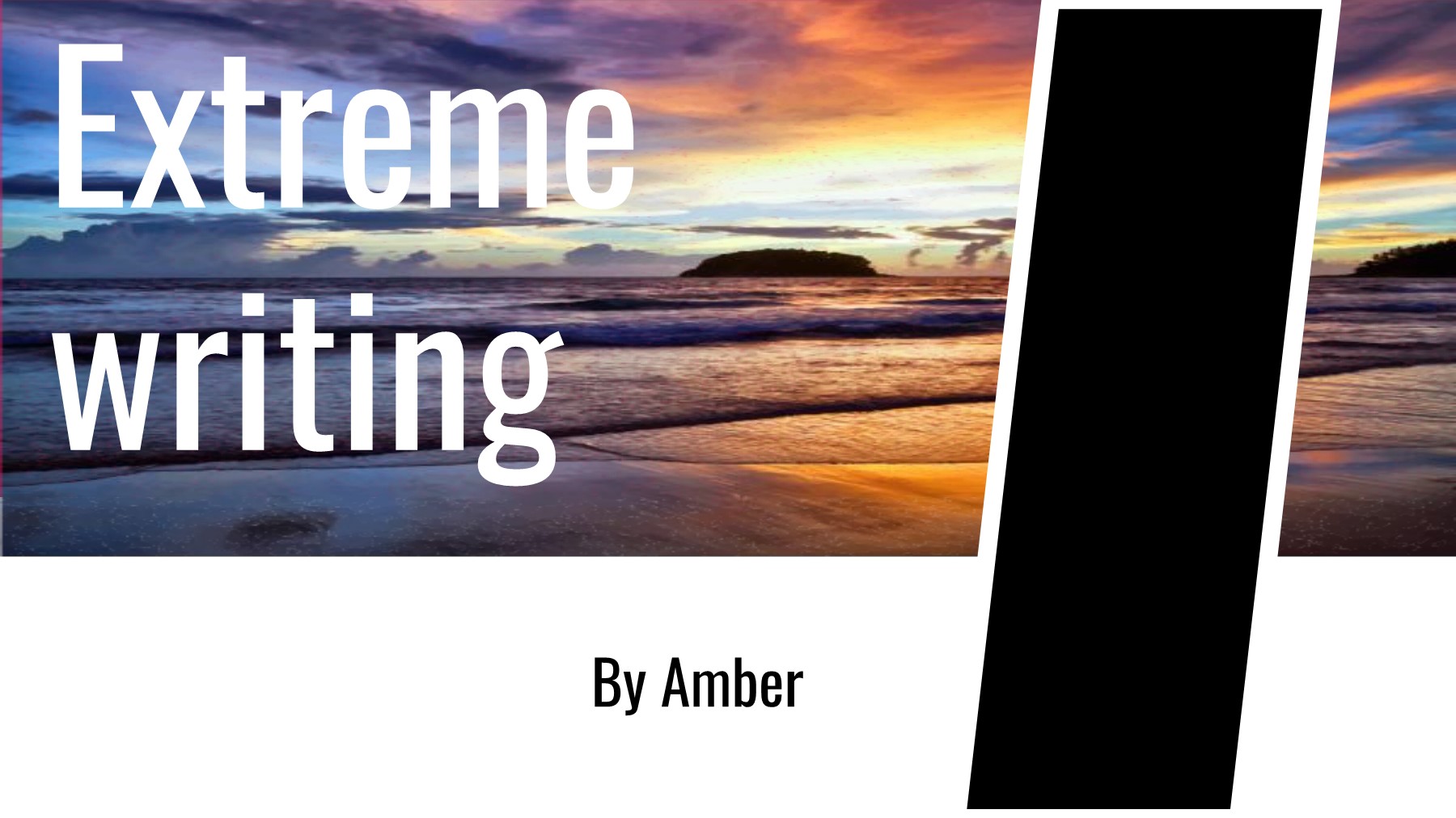 Amber Extreme Writing - Amber CHAN - Page 1 - 12 | Flip PDF Online ...