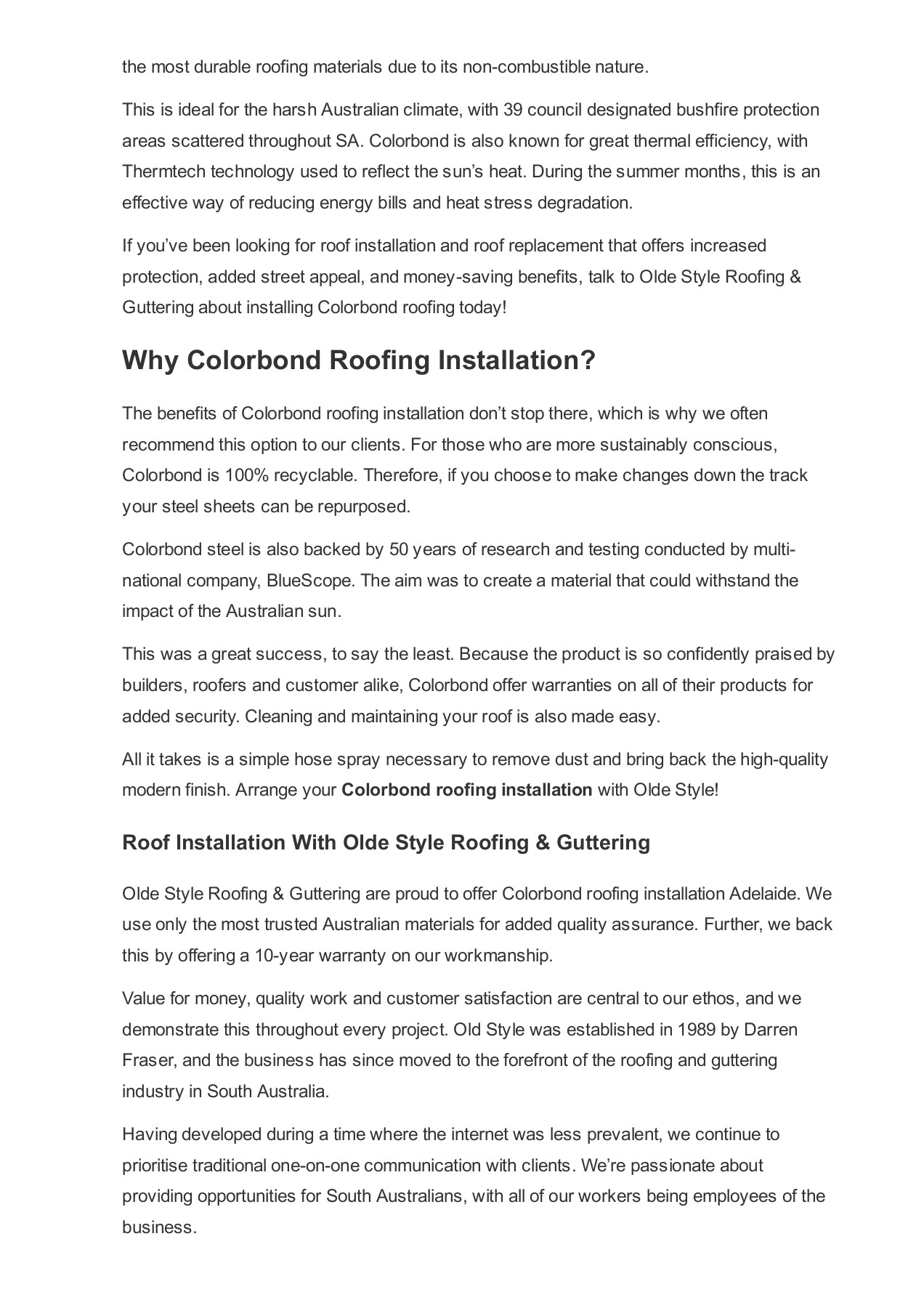 Colorbond Roofing Installation - Colorbond Roofing Installation - Page ...