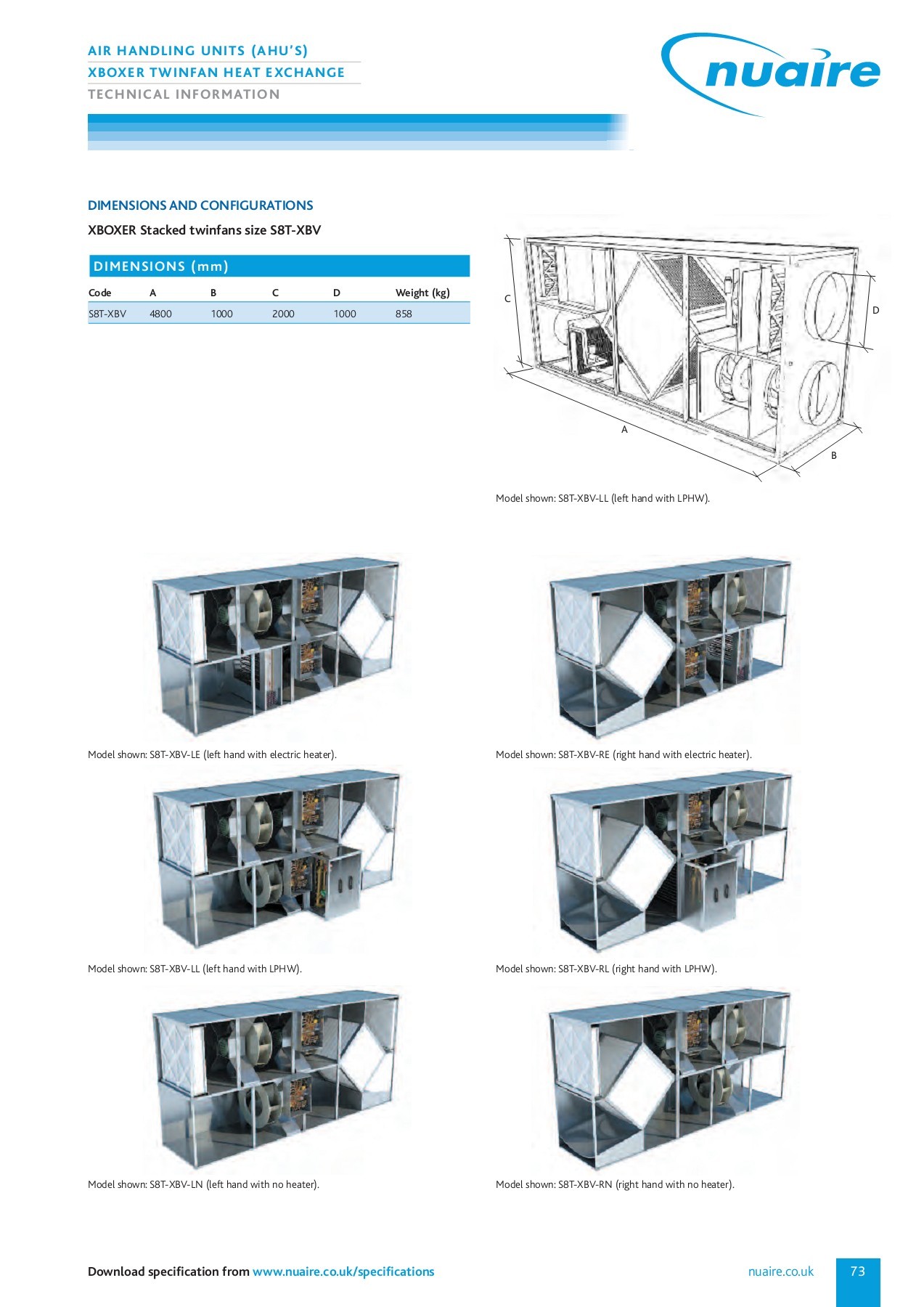 Air Handlings Units Catalogue - nuairedigitalmarketing - Page 72 | Flip ...