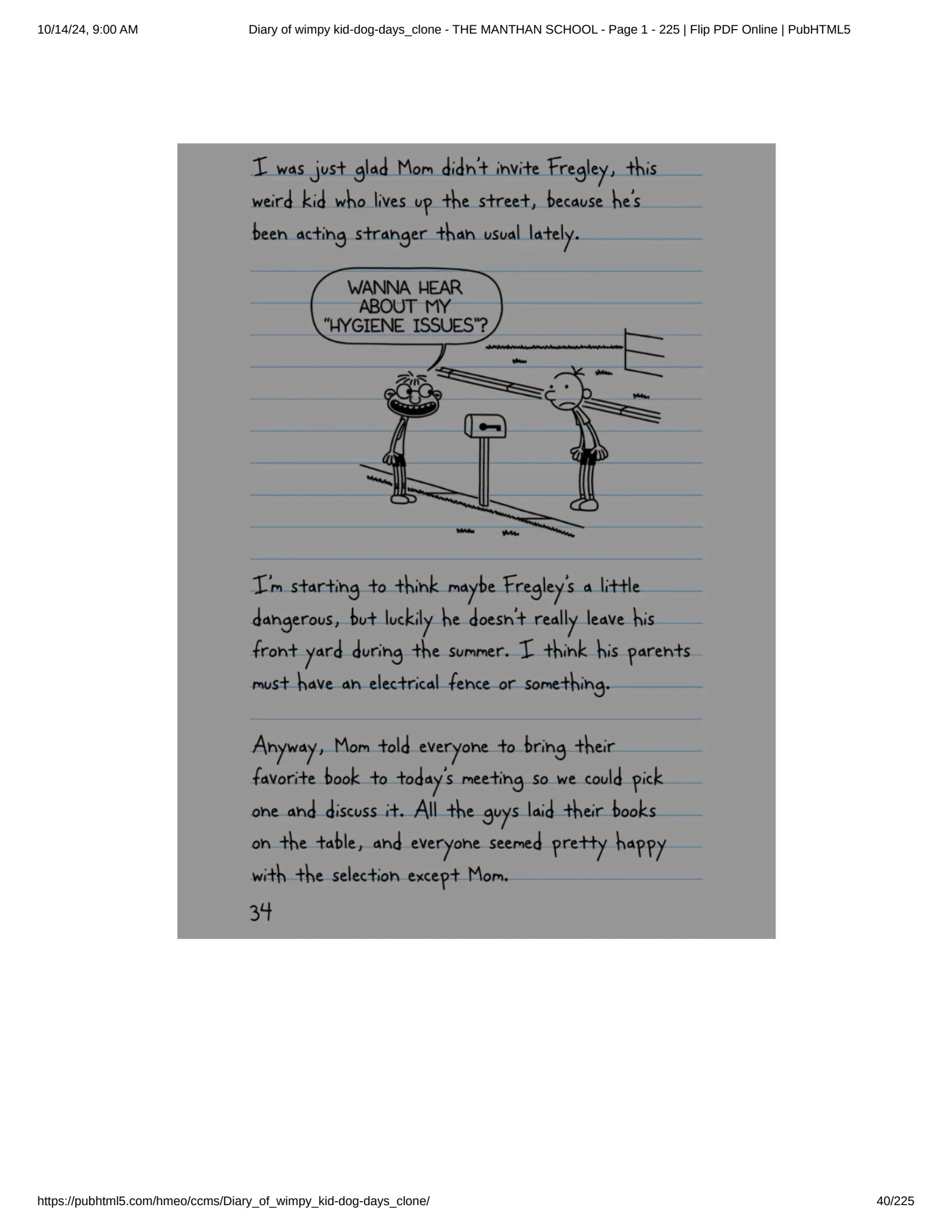 Diary of wimpy kid-dog-days_clone - THE MANTHAN SCHOOL - Page 1 - 225 _ Flip PDF Online ...