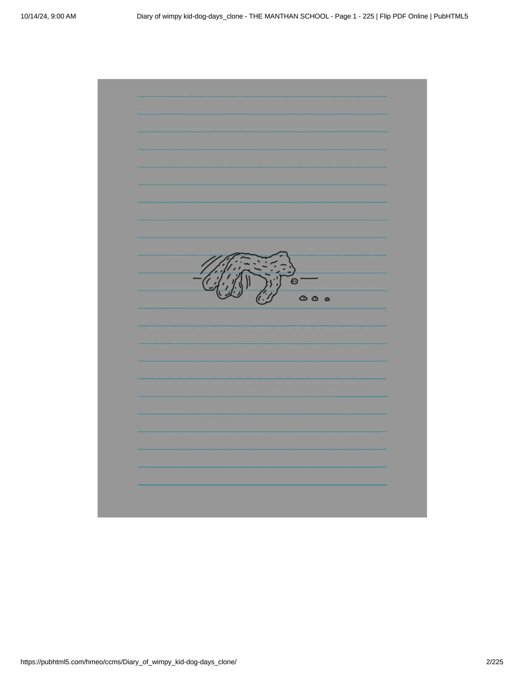 Diary of wimpy kid-dog-days_clone - THE MANTHAN SCHOOL - Page 1 - 225 _ Flip PDF Online ...