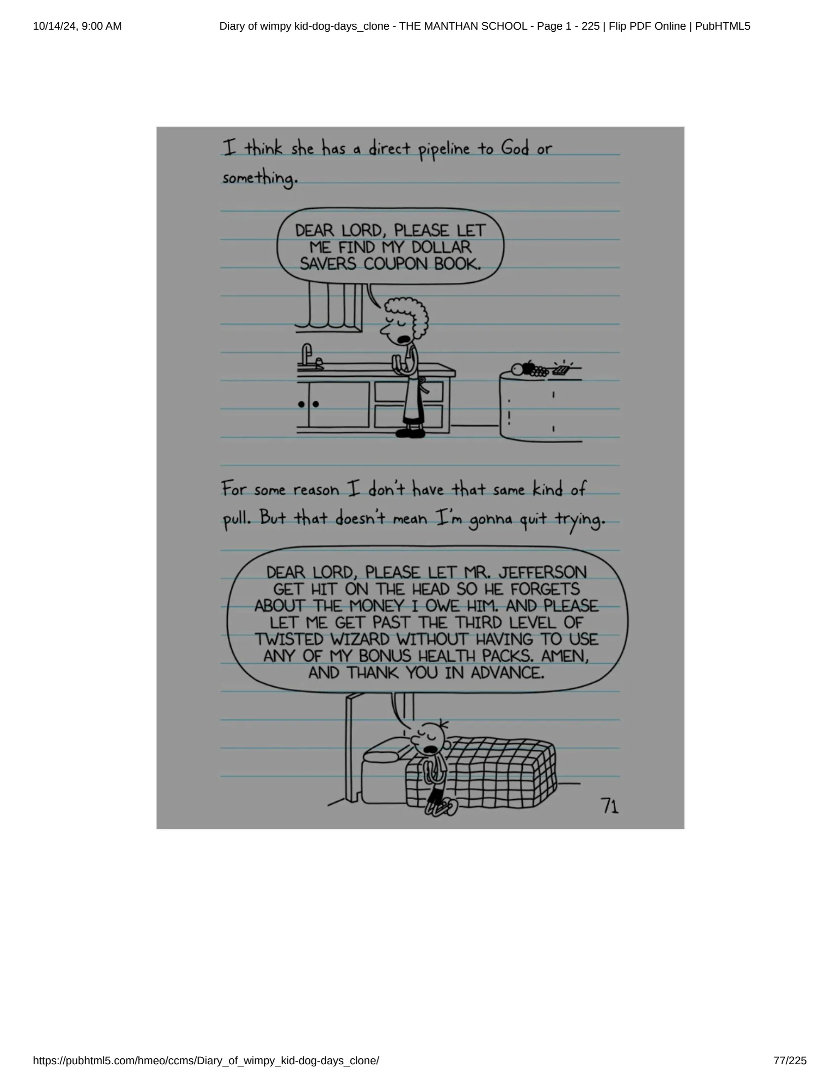 Diary of wimpy kid-dog-days_clone - THE MANTHAN SCHOOL - Page 1 - 225 _ Flip PDF Online ...