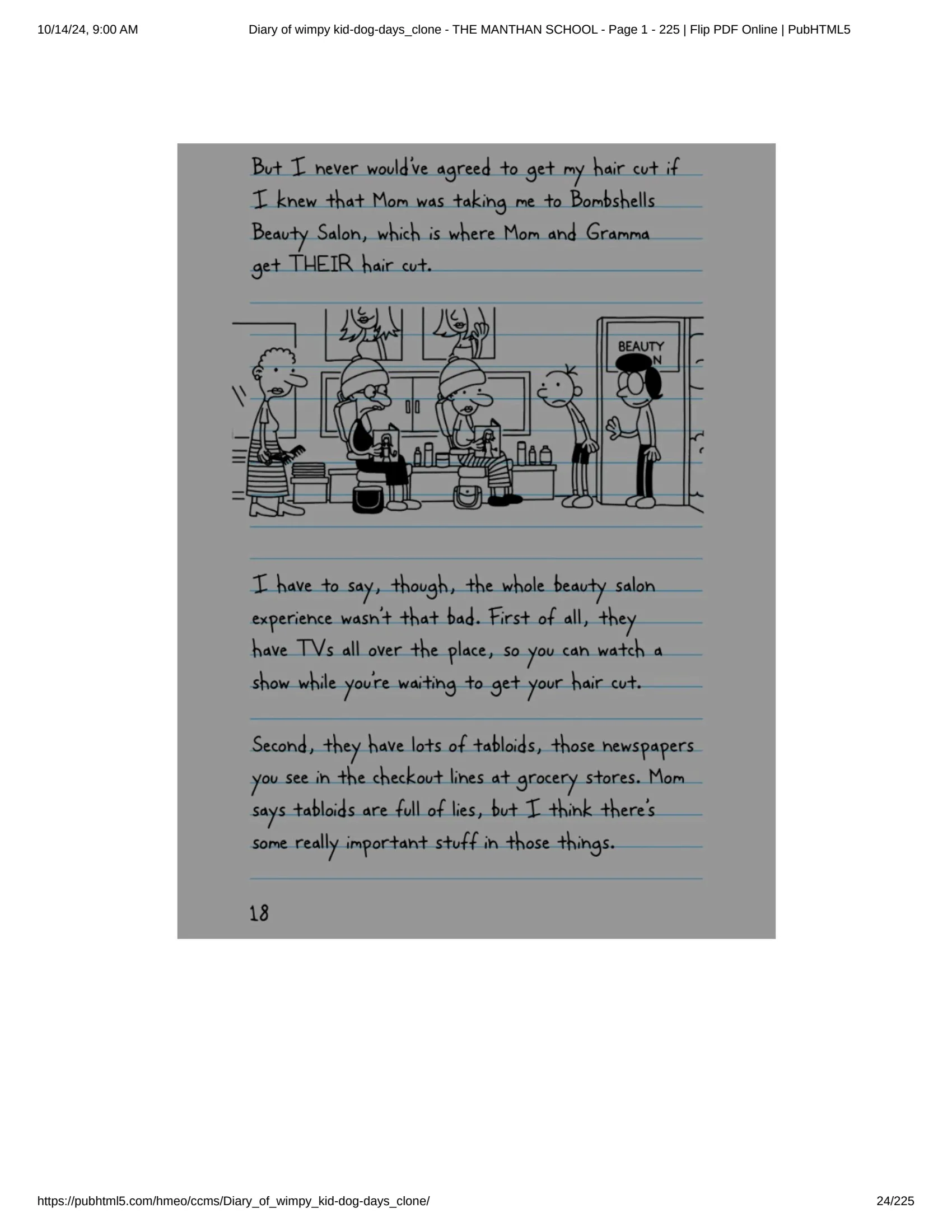 Diary of wimpy kid-dog-days_clone - THE MANTHAN SCHOOL - Page 1 - 225 ...