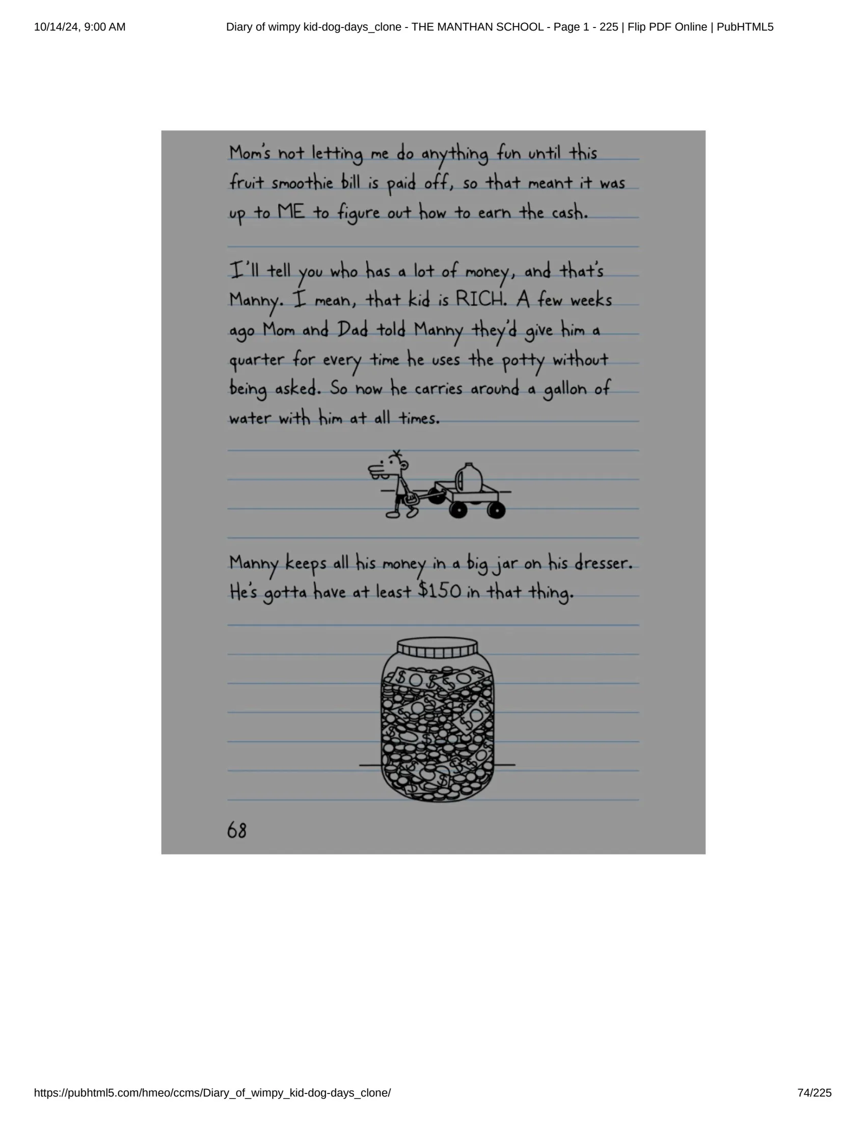 Diary of wimpy kid-dog-days_clone - THE MANTHAN SCHOOL - Page 1 - 225 _ Flip PDF Online ...