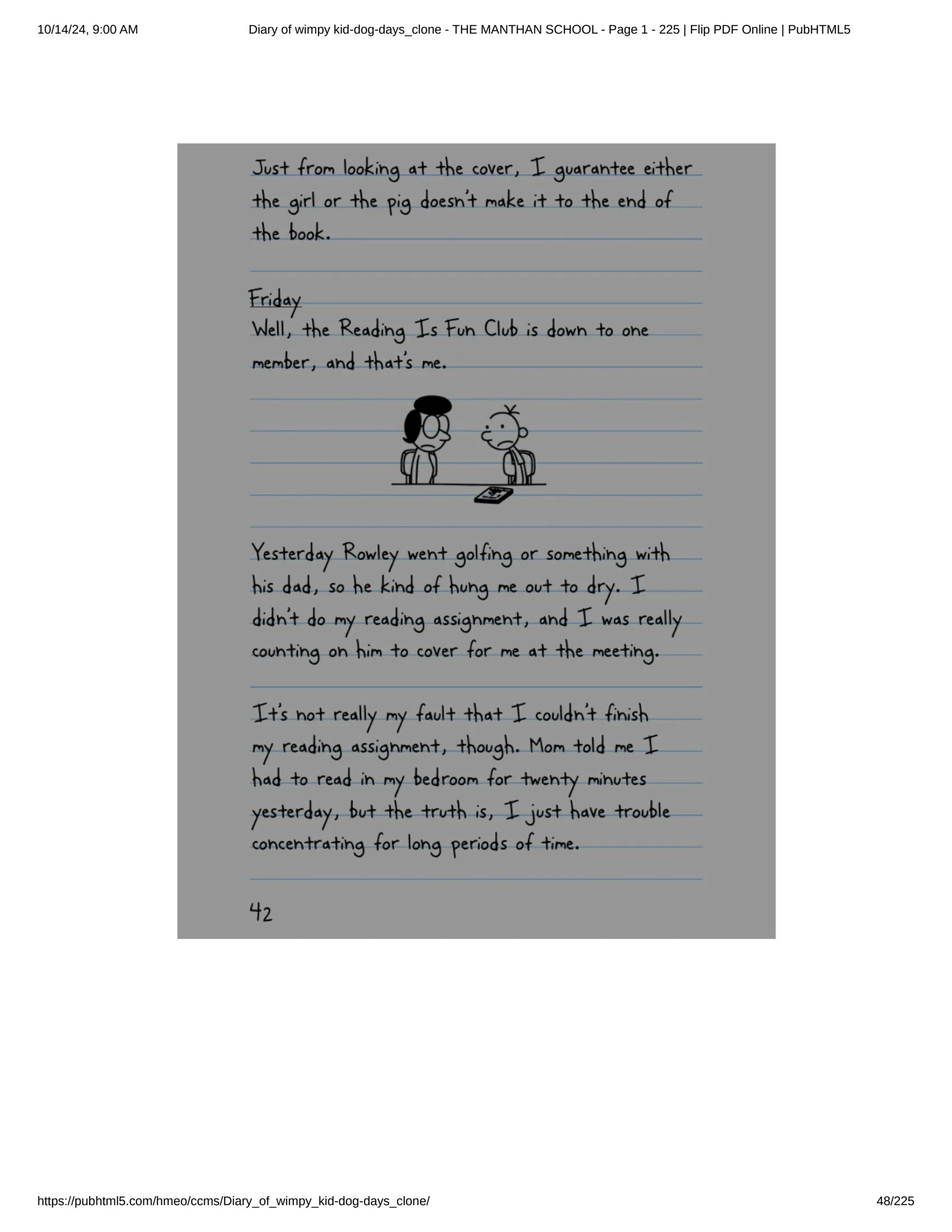 Diary of wimpy kid-dog-days_clone - THE MANTHAN SCHOOL - Page 1 - 225 ...