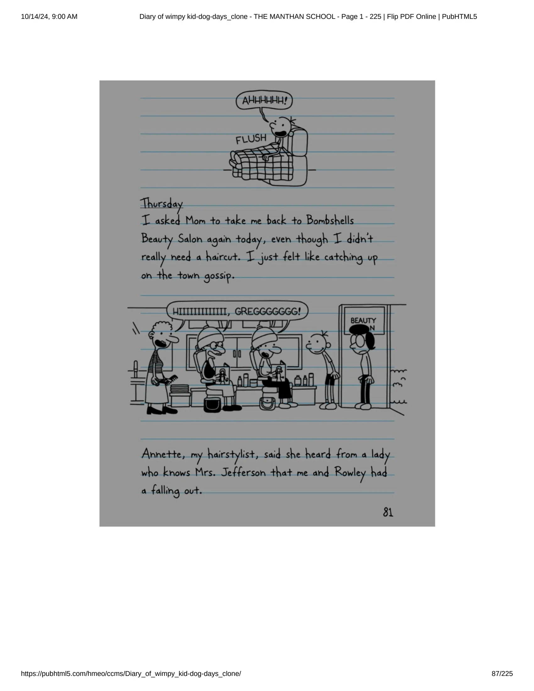 Diary of wimpy kid-dog-days_clone - THE MANTHAN SCHOOL - Page 1 - 225 ...