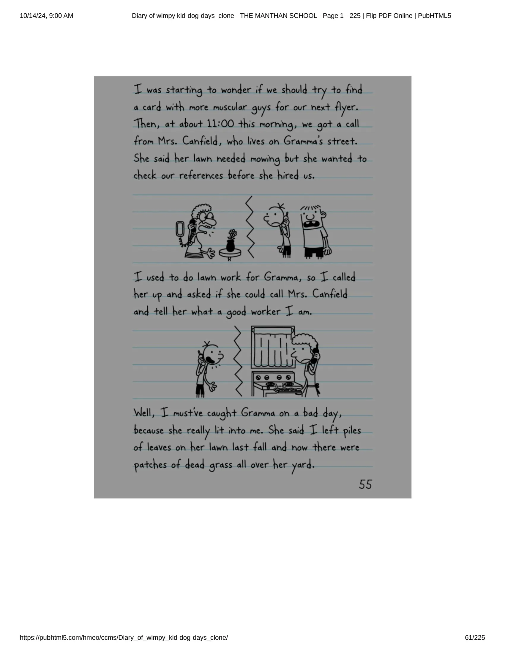 Diary of wimpy kid-dog-days_clone - THE MANTHAN SCHOOL - Page 1 - 225 ...