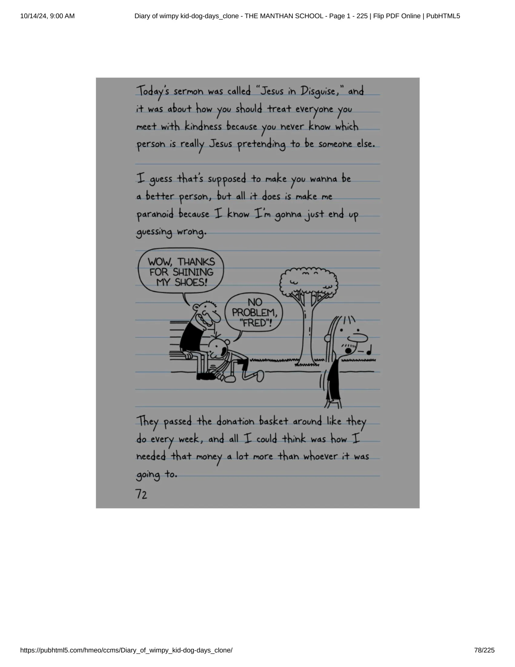 Diary of wimpy kid-dog-days_clone - THE MANTHAN SCHOOL - Page 1 - 225 _ Flip PDF Online ...