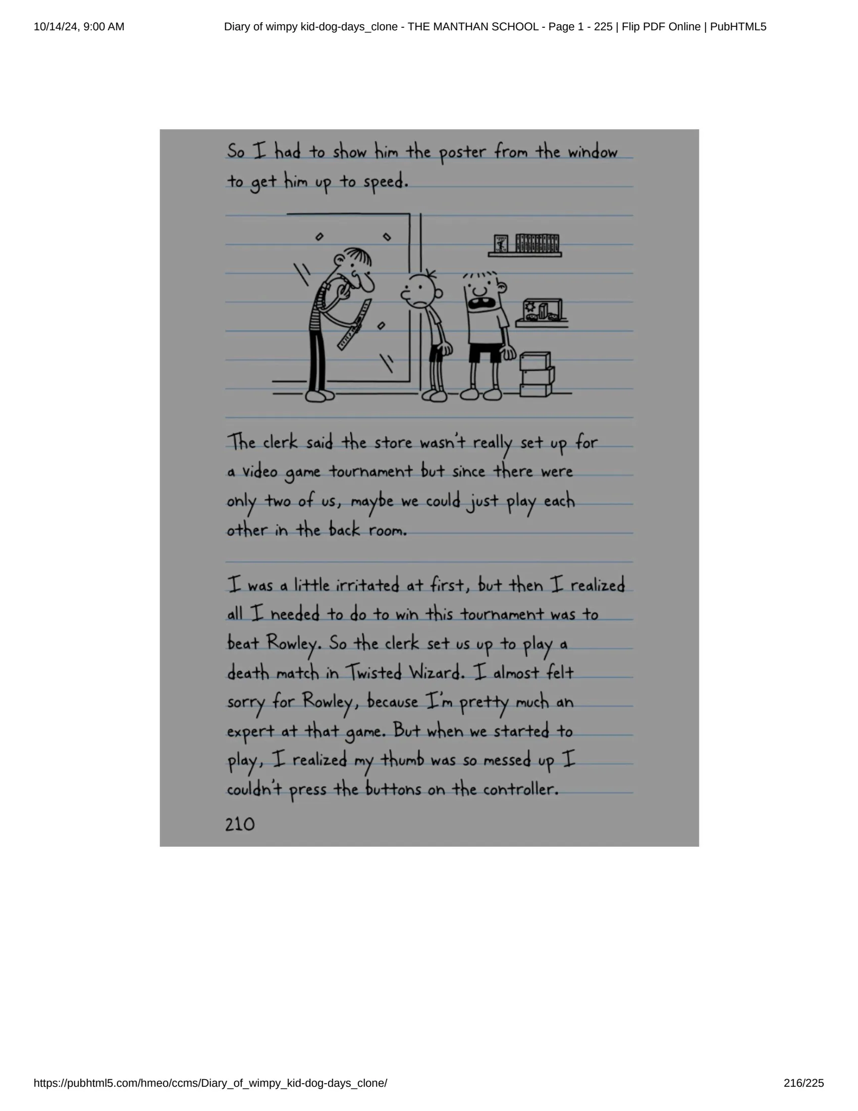 Diary of wimpy kid-dog-days_clone - THE MANTHAN SCHOOL - Page 1 - 225 ...